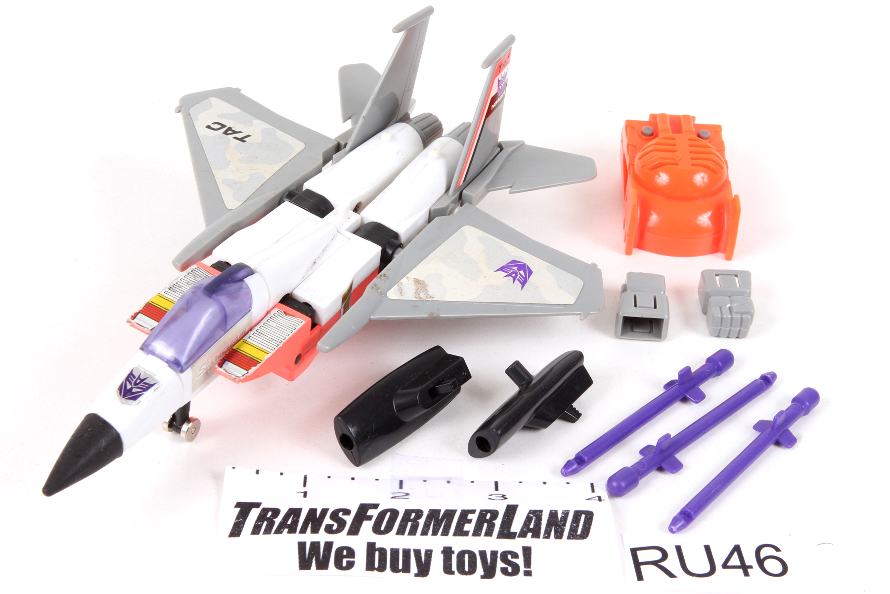 Complete Transformers® G2 Decepticon Jets Starscream SKU 336355 ...
