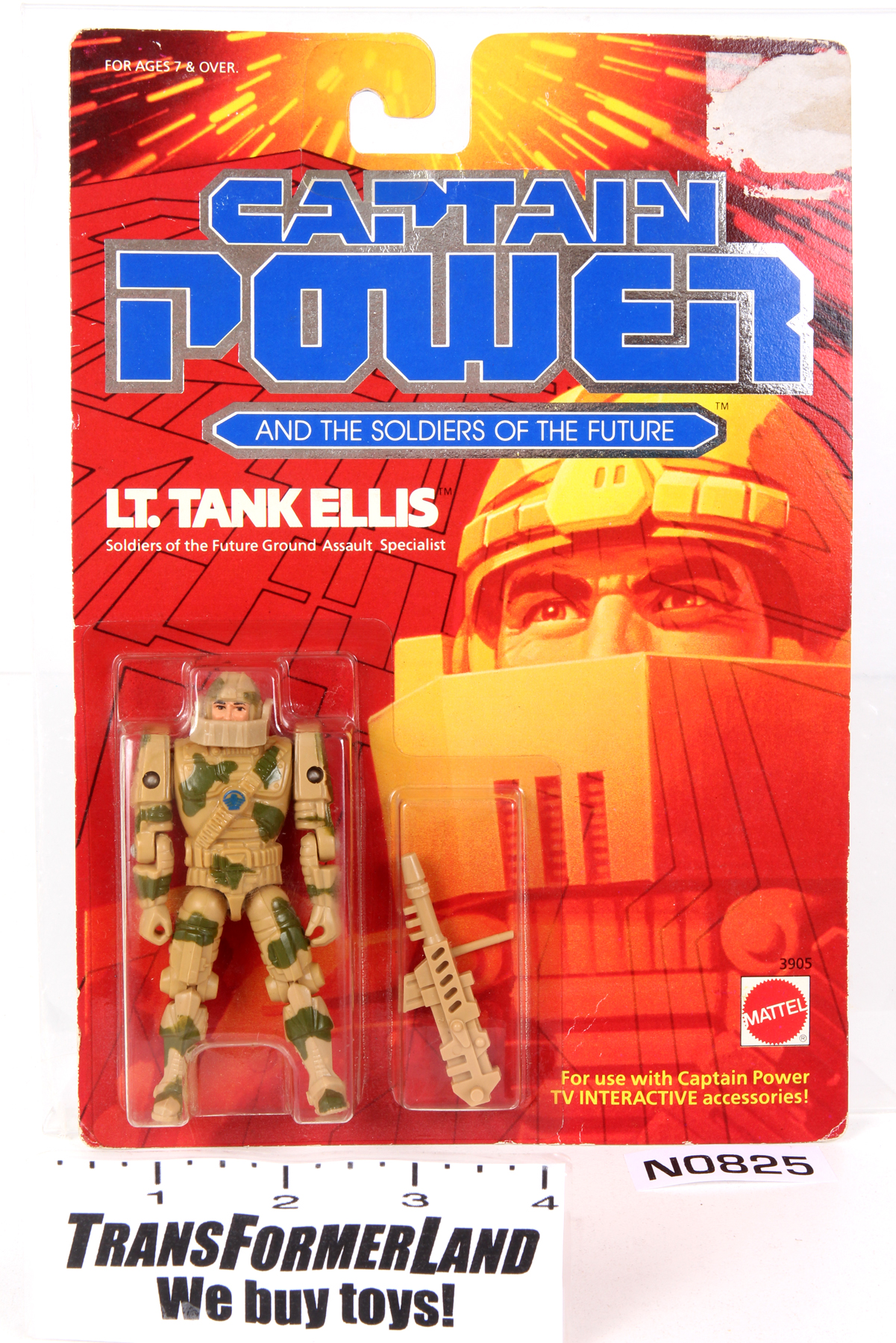 Sealed Captain Power® Basic Figures Lt. Tank Ellis SKU 336766 ...