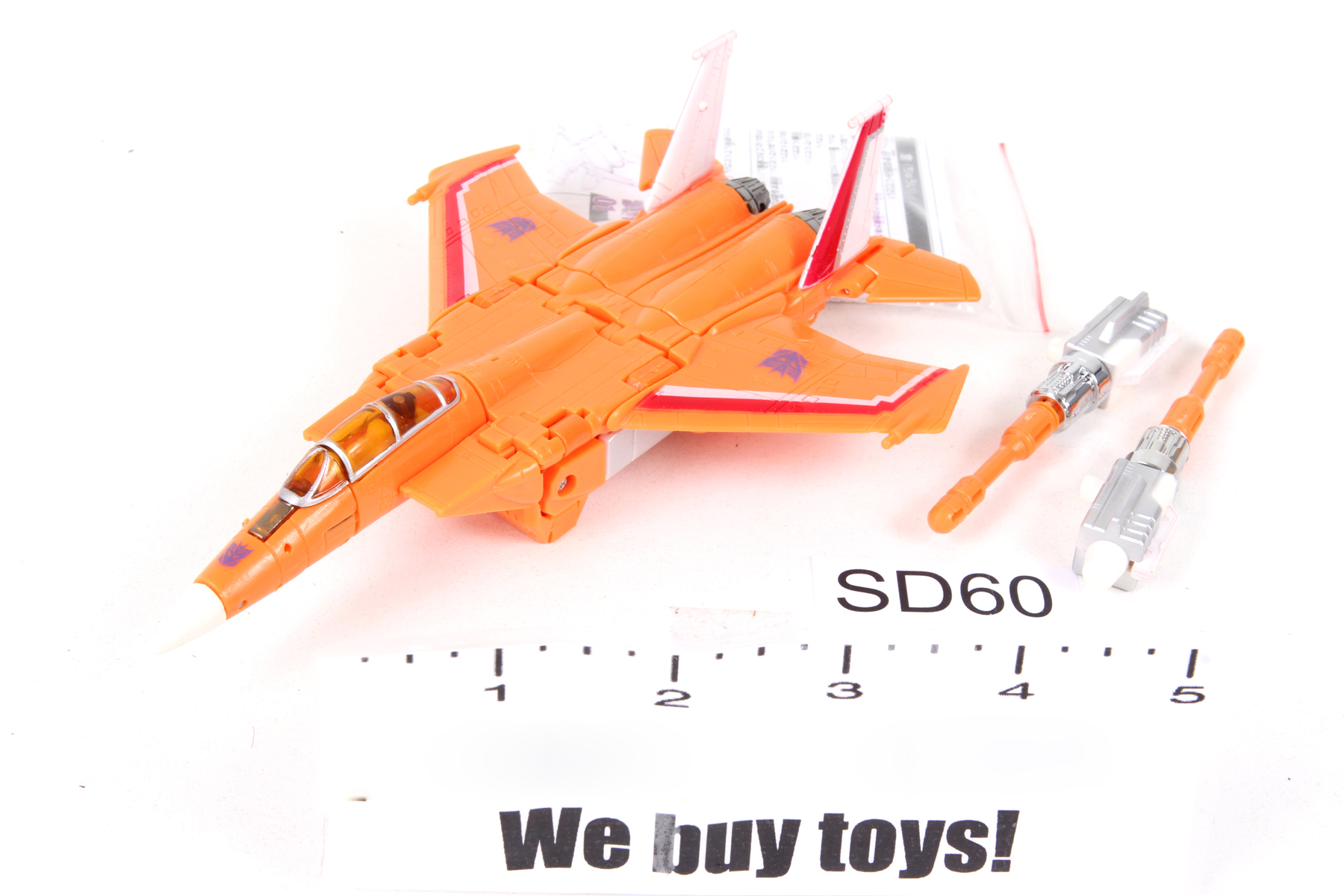 Complete 3rd Party Transforming Figures® CHMS Henkei KO Orange Seeker ...