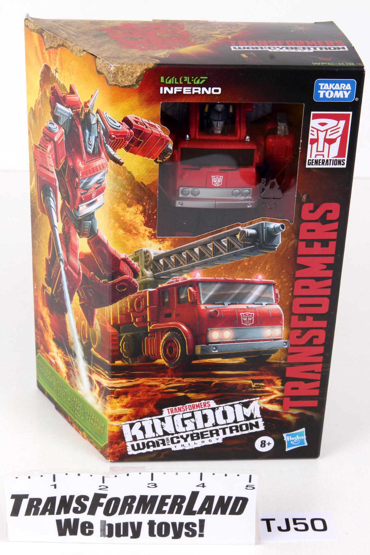 Sealed Transformers® War for Cybertron - Kingdom Voyager Class Inferno ...