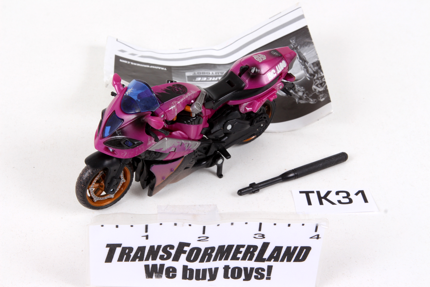 Complete Transformers® Movie Deluxe Class Arcee (Battle-Damage) SKU ...