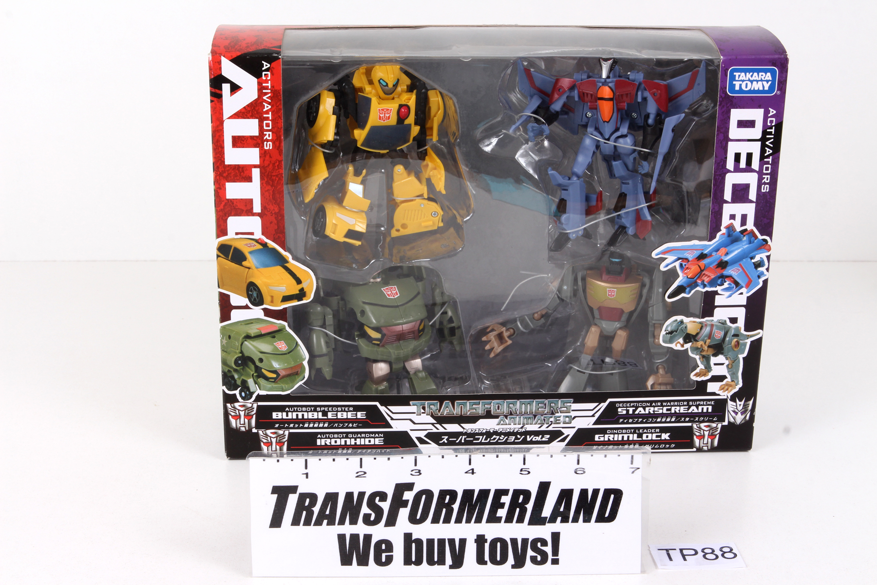 Sealed Transformers® Animated (Japan) Activators Super Collection Vol ...