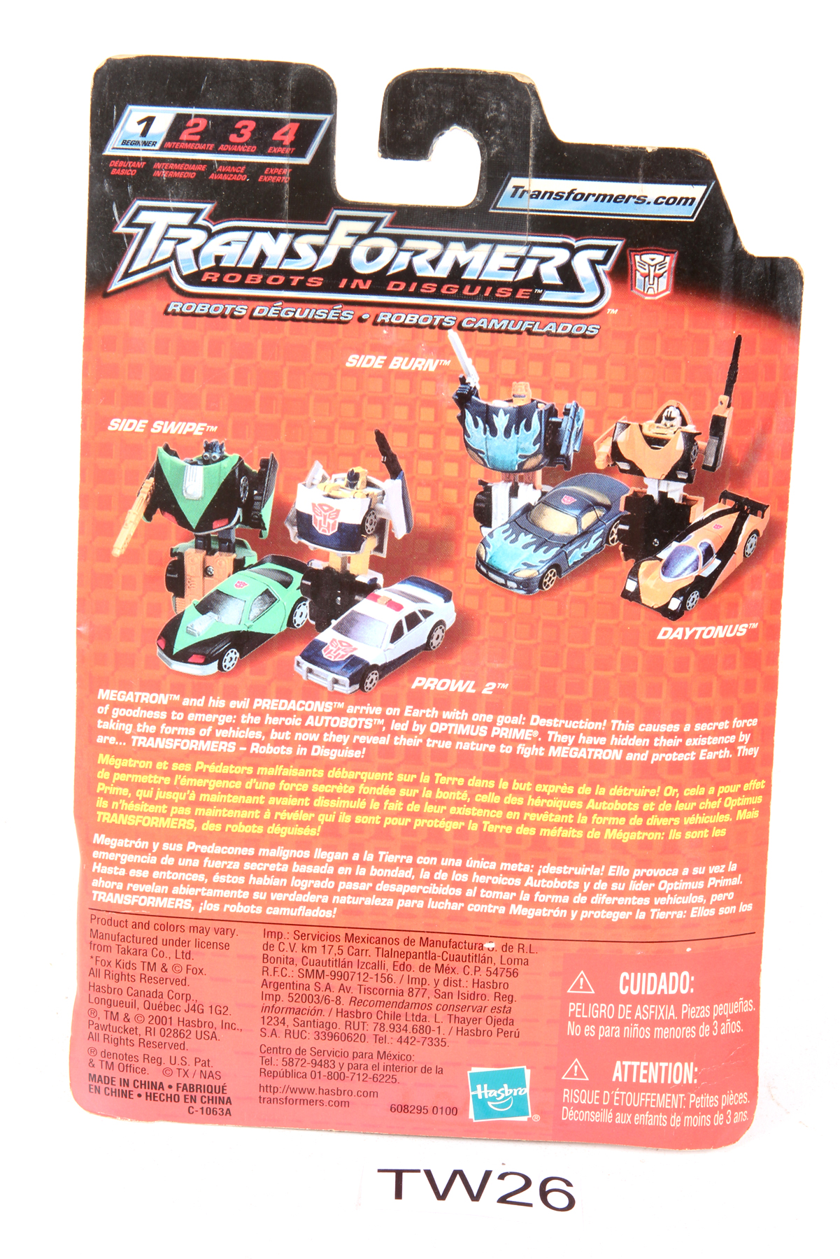 Sealed Transformers® Robots in Disguise (RID) Spy Changers Prowl 2 and ...