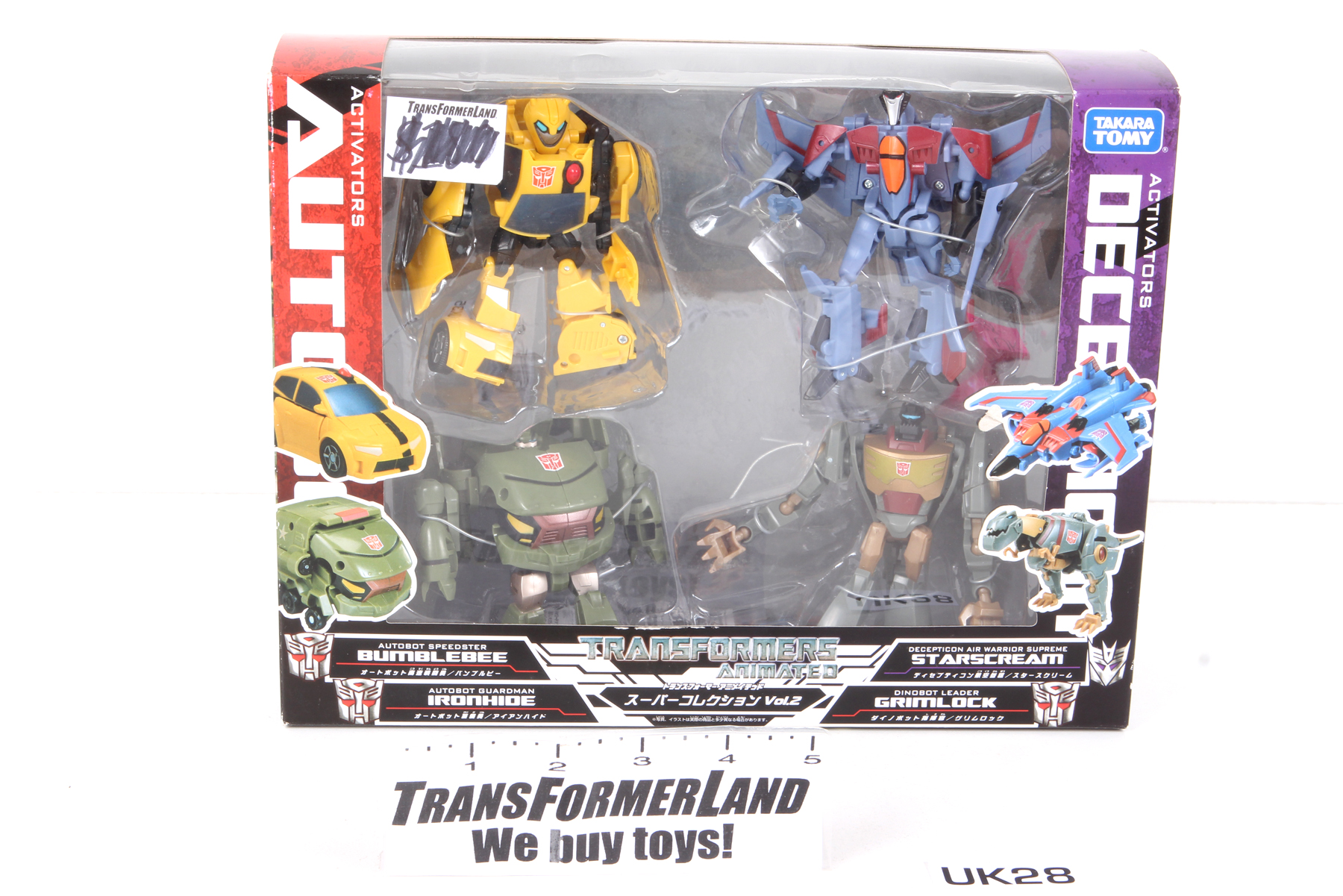 Sealed Transformers® Animated (Japan) Activators Super Collection Vol ...