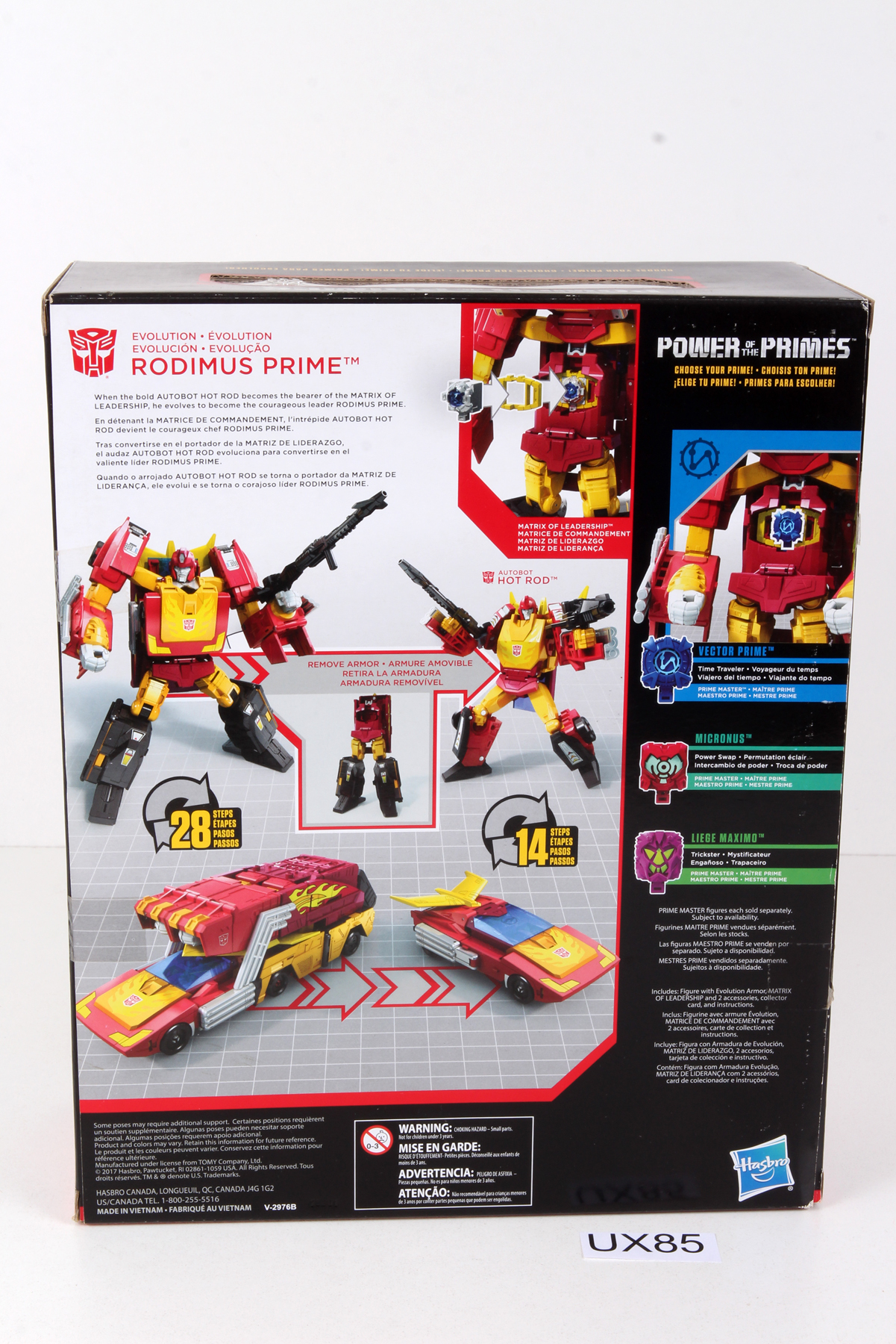 Packaged, not sealed Transformers® Generations - Power of the Primes ...