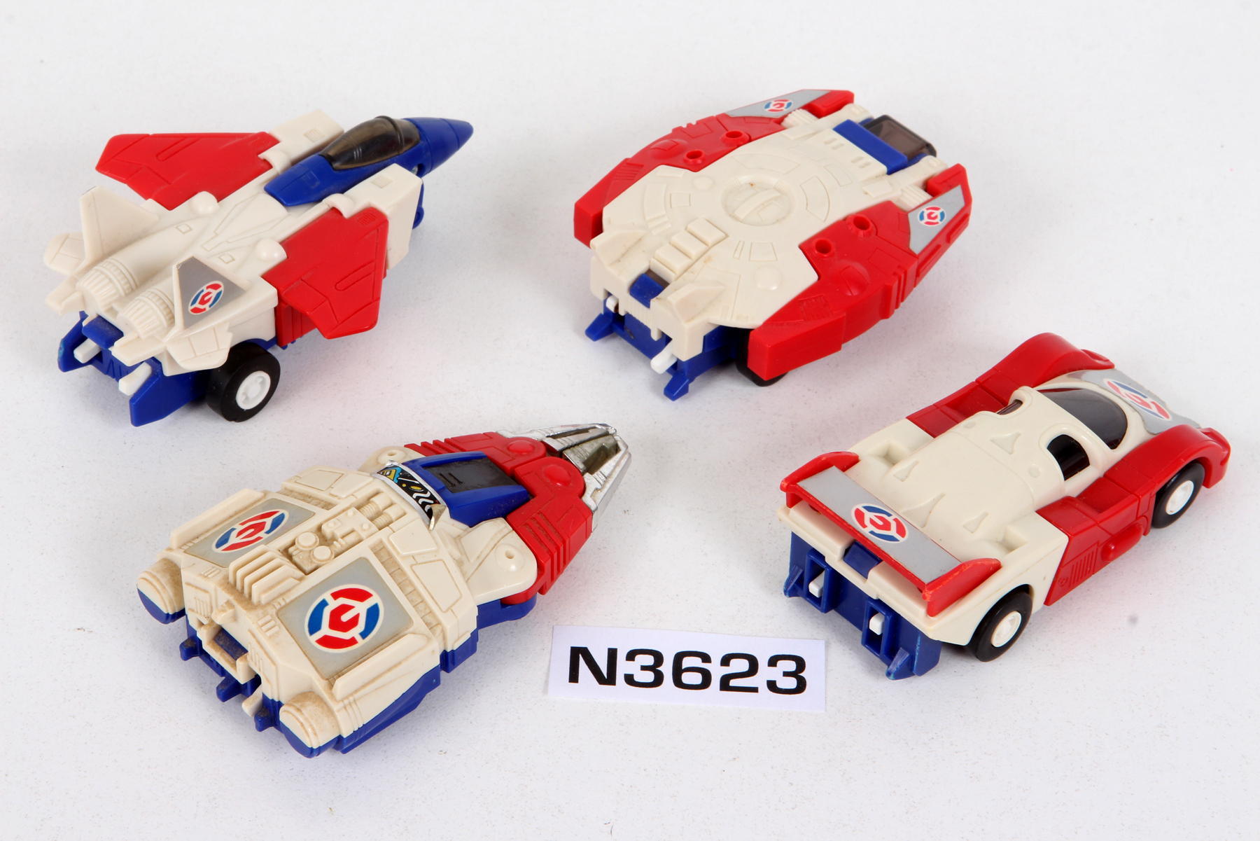 Complete Subset Vintage Transforming Robots® Commandrons / Super ...