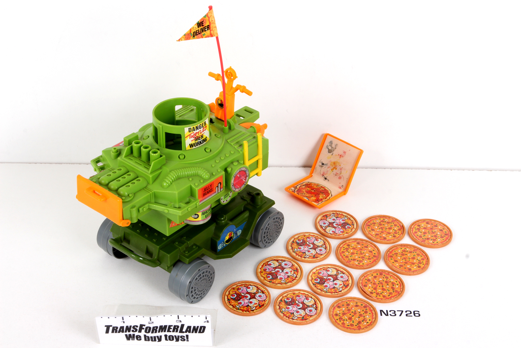 Complete Teenage Mutant Ninja Turtles (TMNT)® Original Toyline Vehicles ...