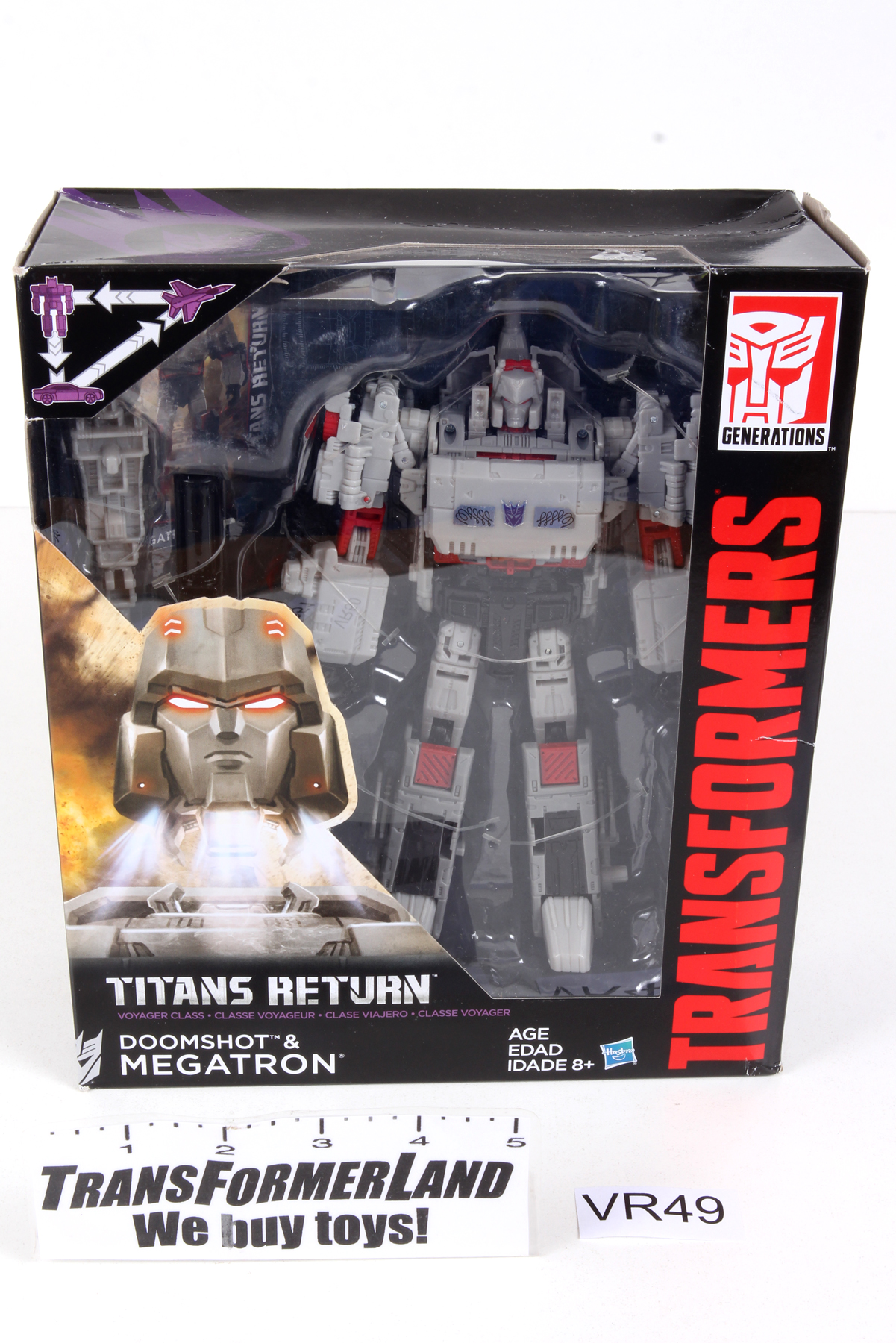 Sealed Transformers® Generations - Titans Return Voyager Class Megatron ...