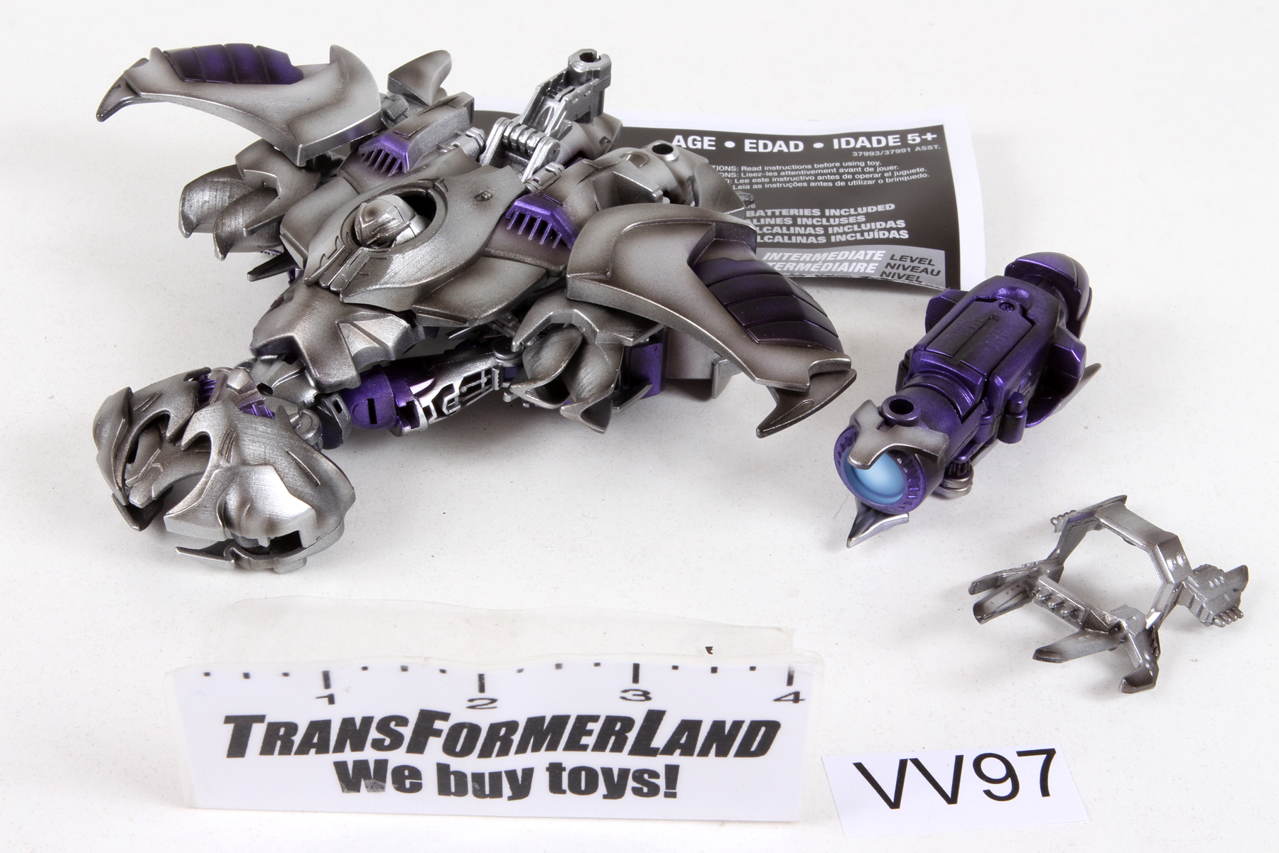 Complete Transformers® Prime Voyager Class Megatron SKU 350953 ...