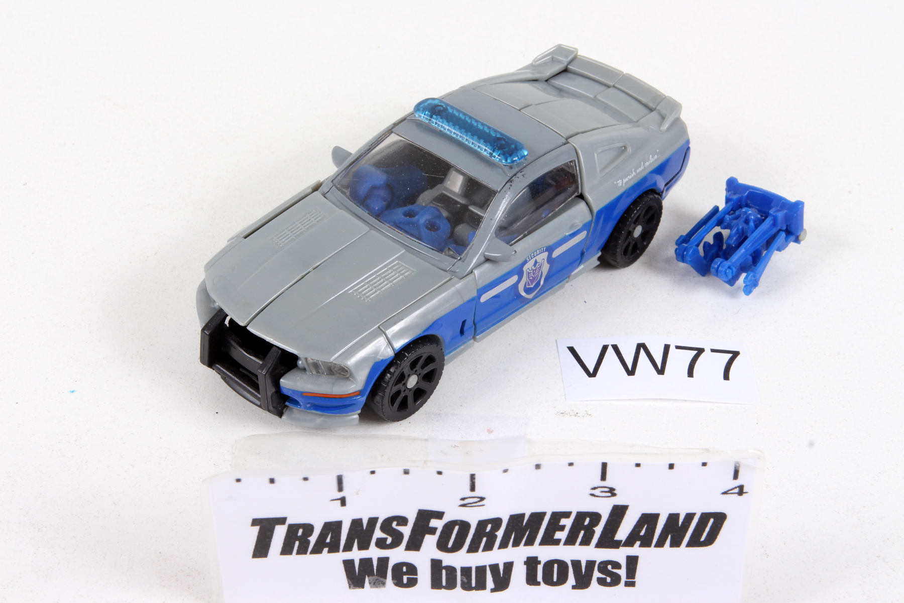 Complete Transformers® Movie Deluxe Class Recon Barricade SKU 350896 ...