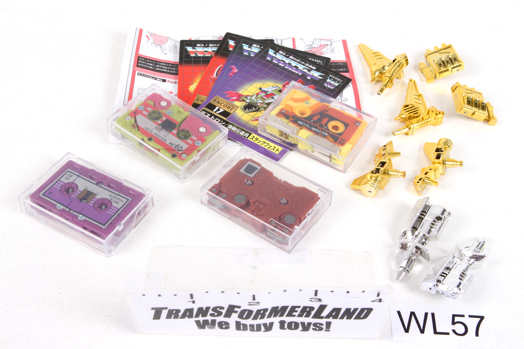 Complete Transformers® Encore (Reissue) Cassettbots Great Cassette ...