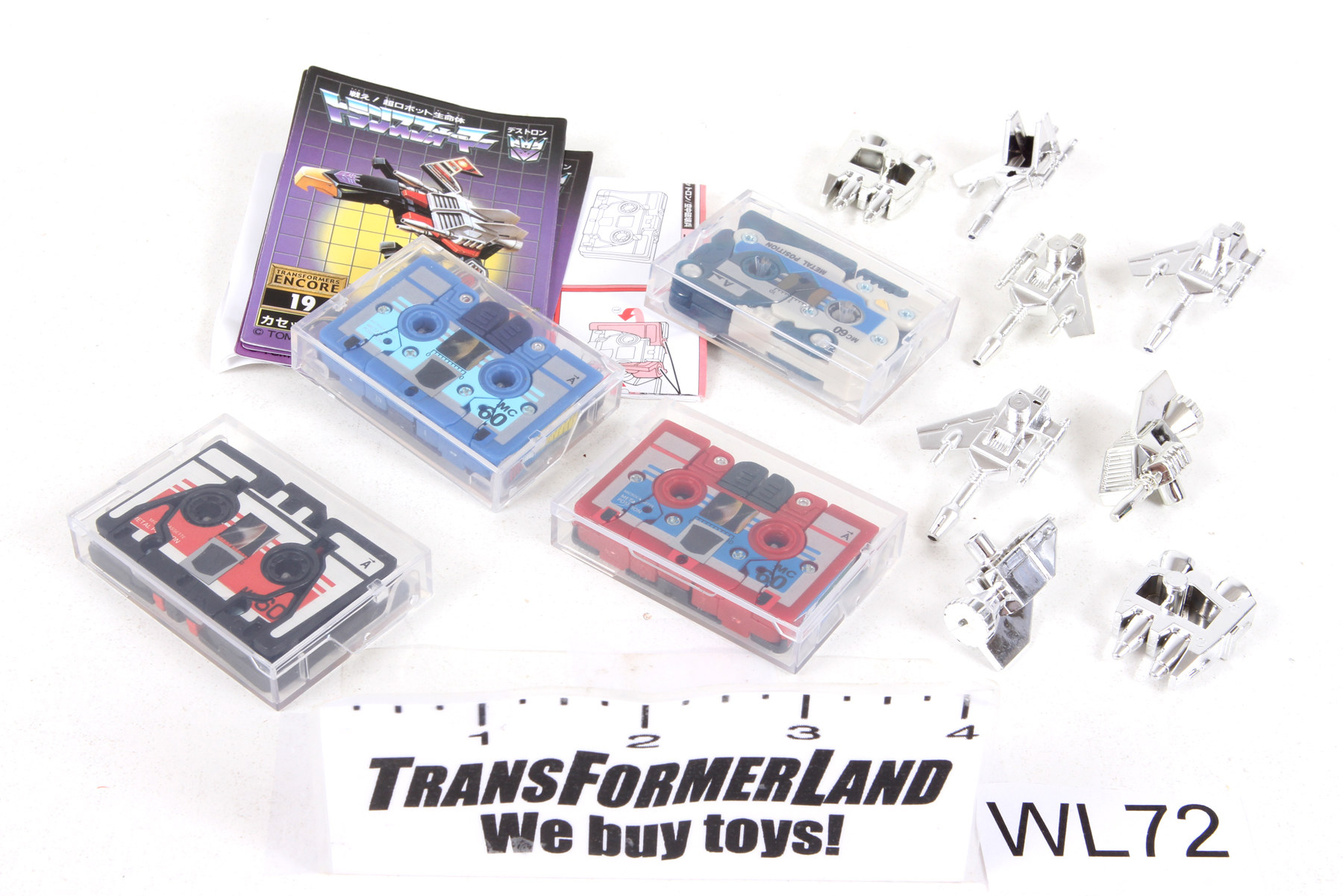 Complete Transformers® Encore (Reissue) Cassettbots Great Cassette ...