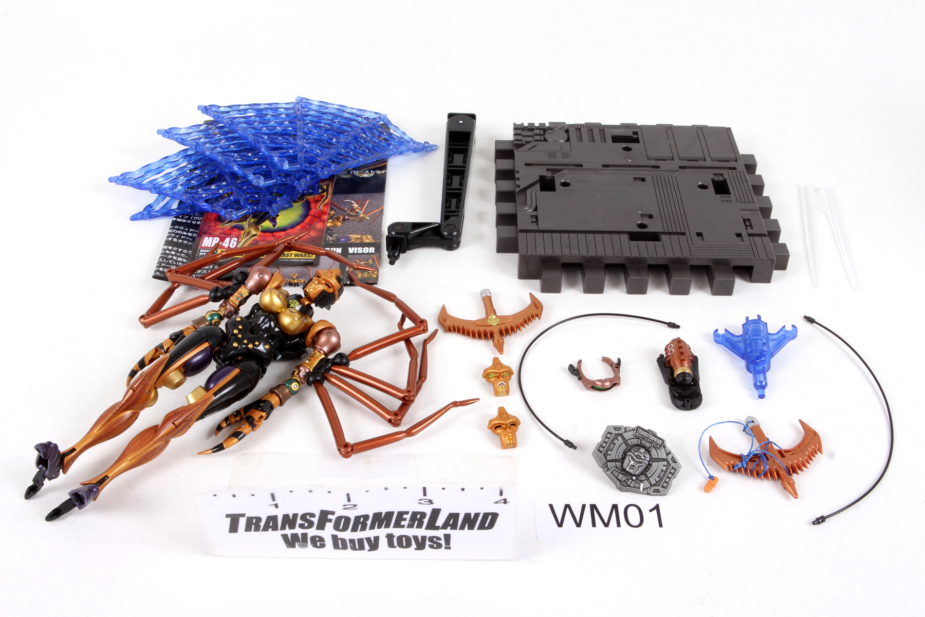 Complete Transformers® Masterpiece (Japan) Masterpiece Black Widow ...