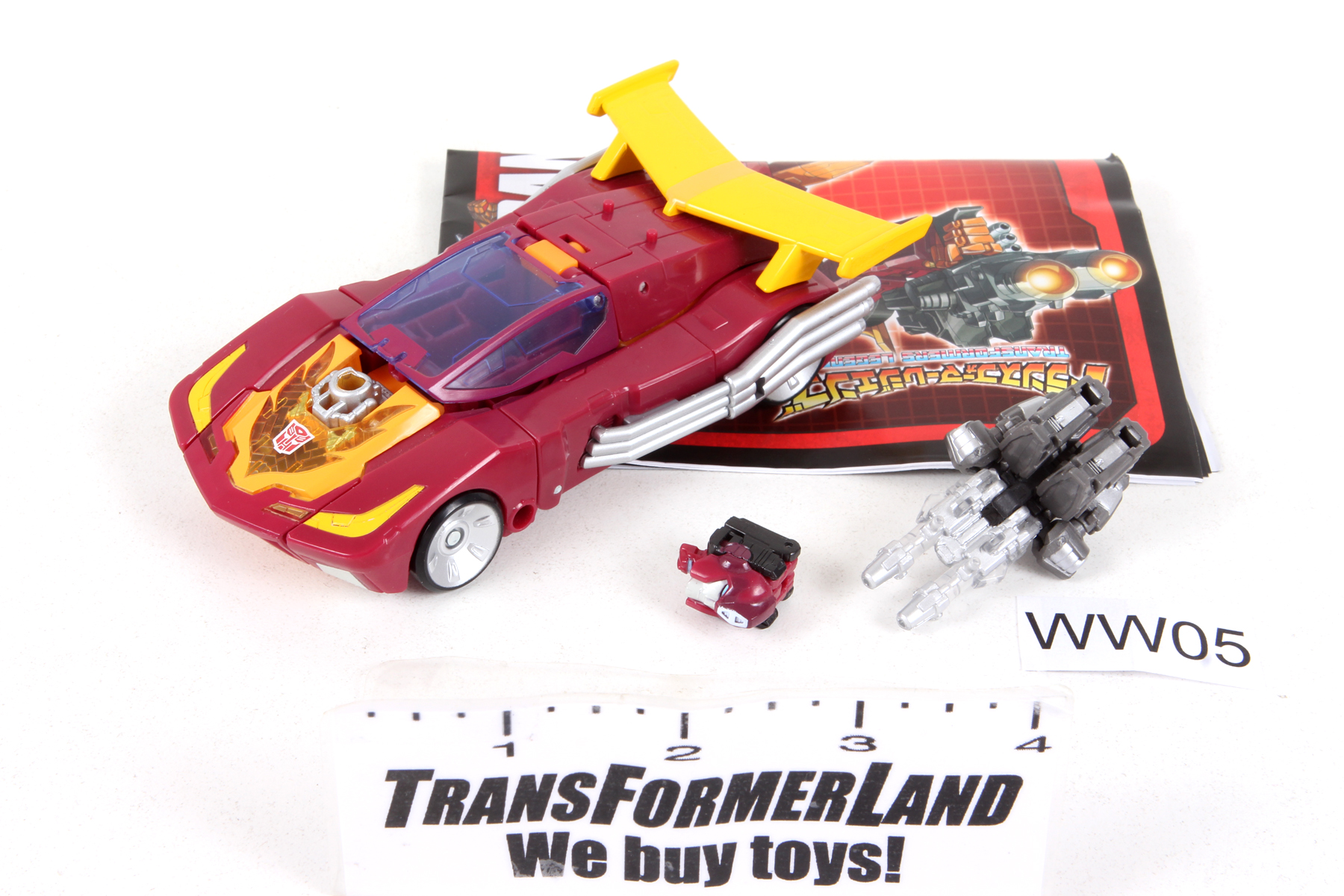 Complete Transformers® Legends Deluxe Class Targetmaster Hot Rodimus ...
