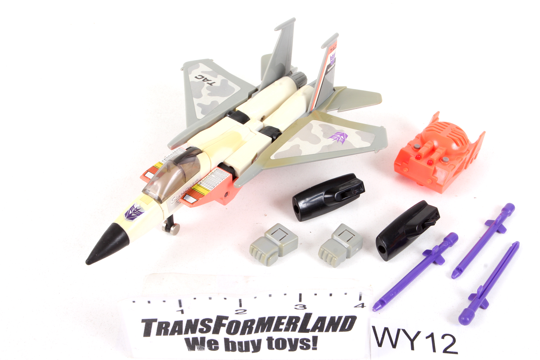 Complete Transformers® G2 Decepticon Jets Starscream SKU 355250 ...