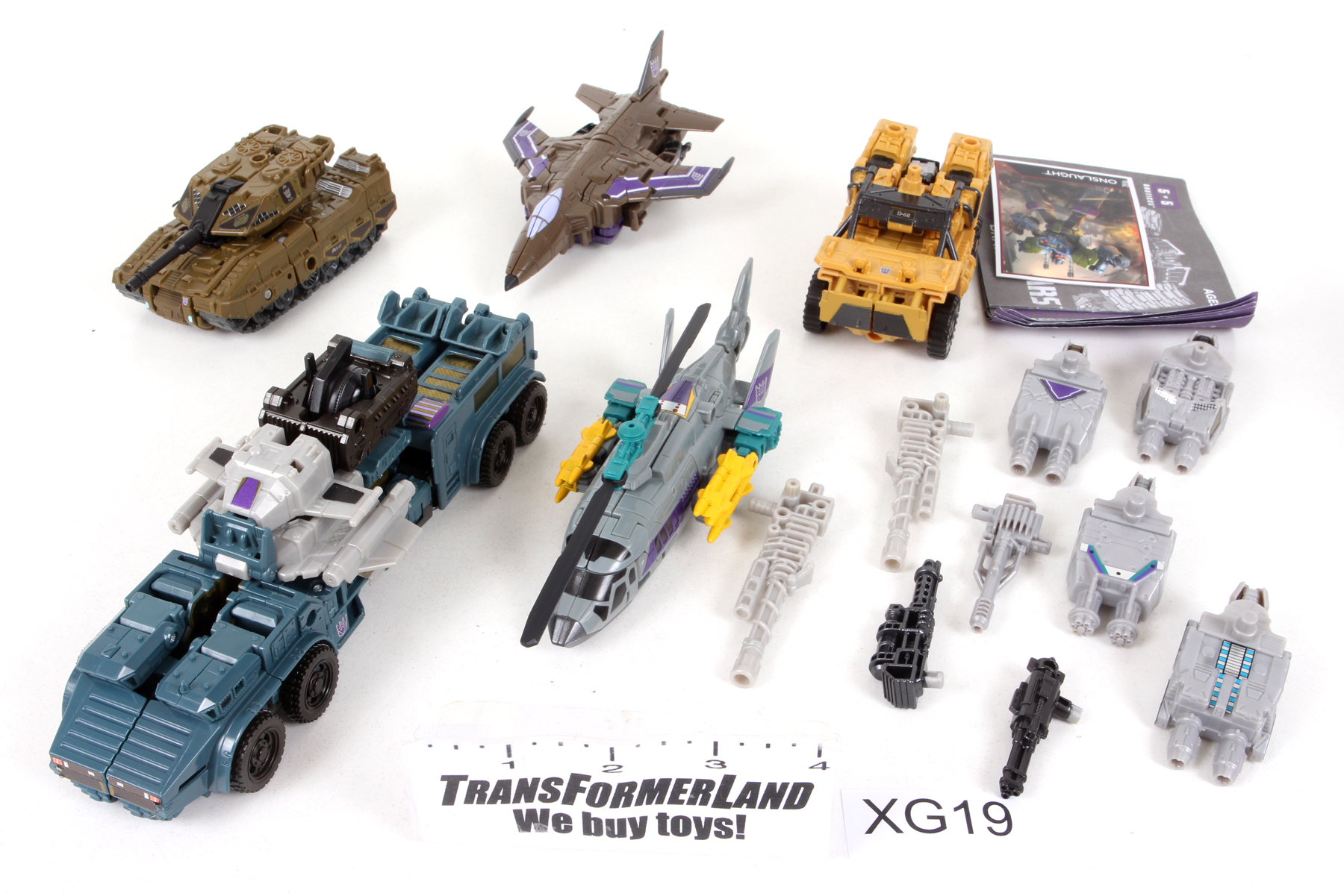 Complete Transformers® Generations Combiner Wars Combiners Bruticus 5556