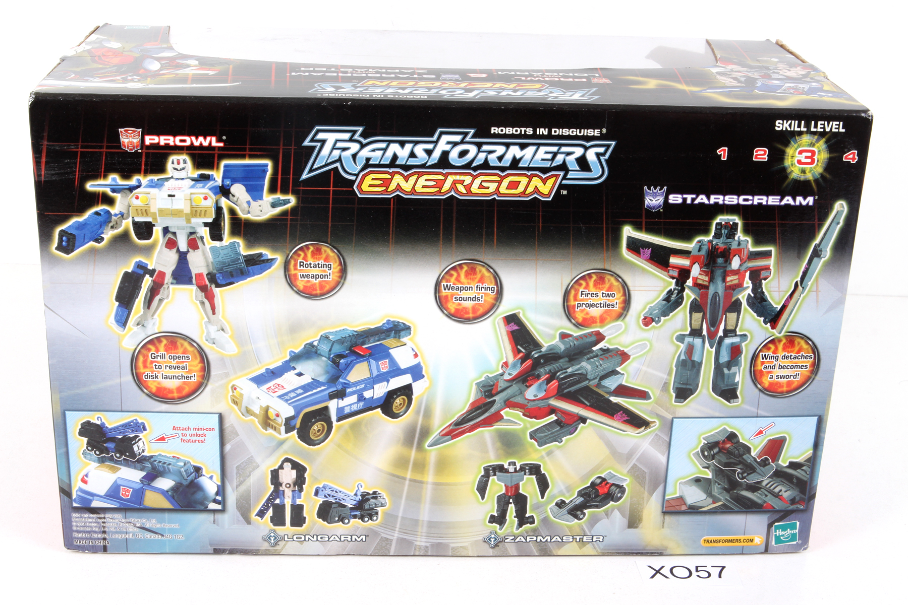 Sealed Transformers® Energon Mega Class Prowl with Longarm vs ...