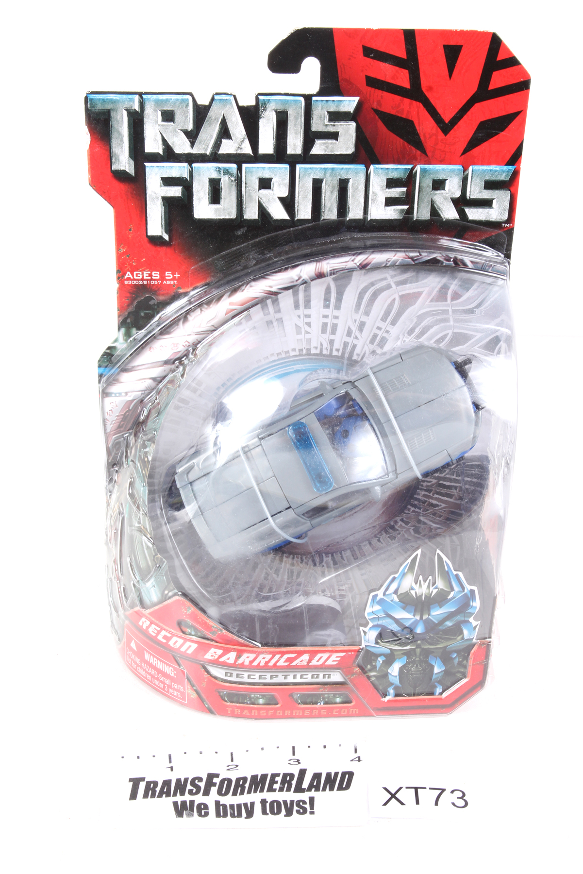 Sealed Transformers® Movie Deluxe Class Recon Barricade SKU 358488 ...