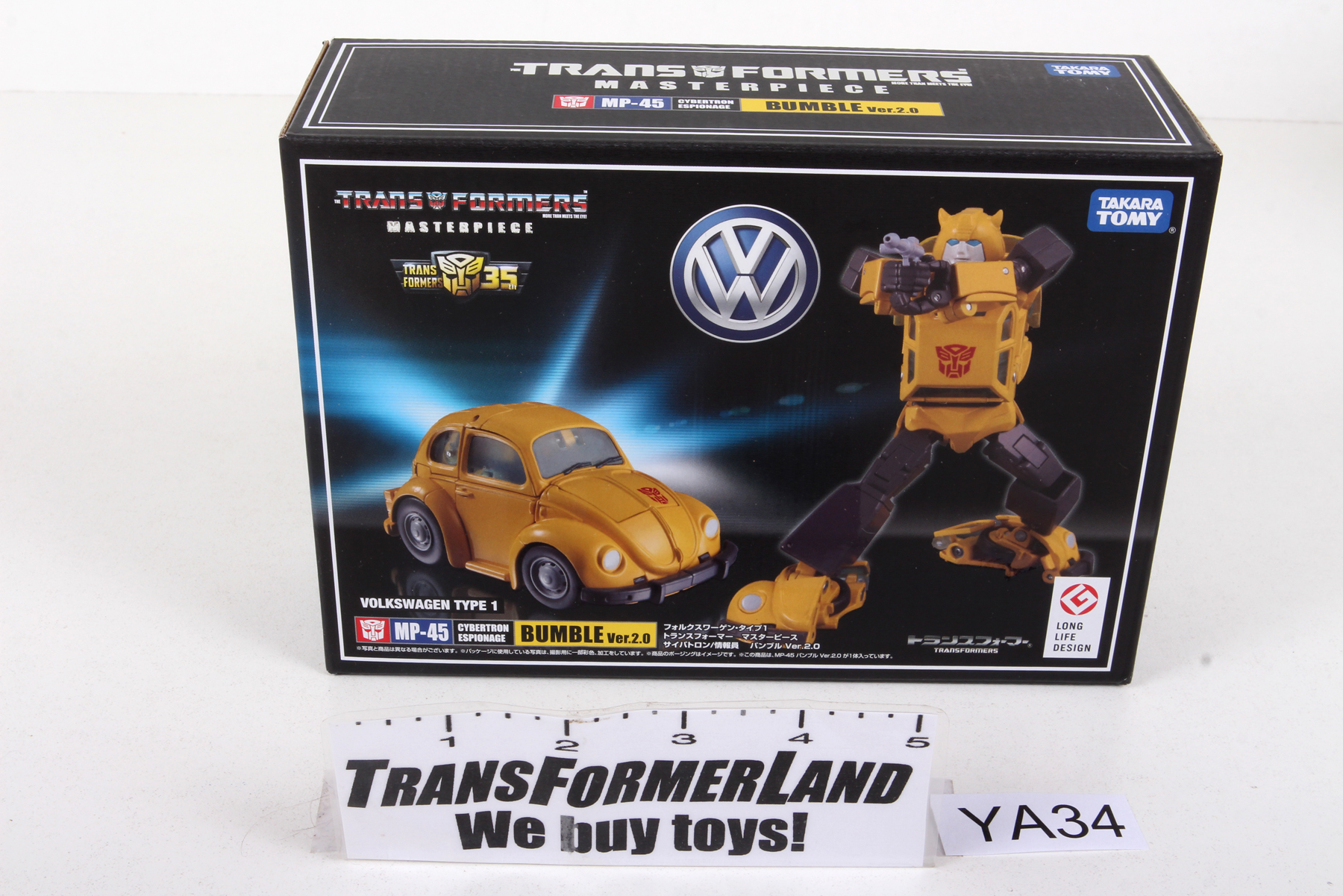 Sealed Transformers® Masterpiece (Japan) Masterpiece Bumblebee Version ...