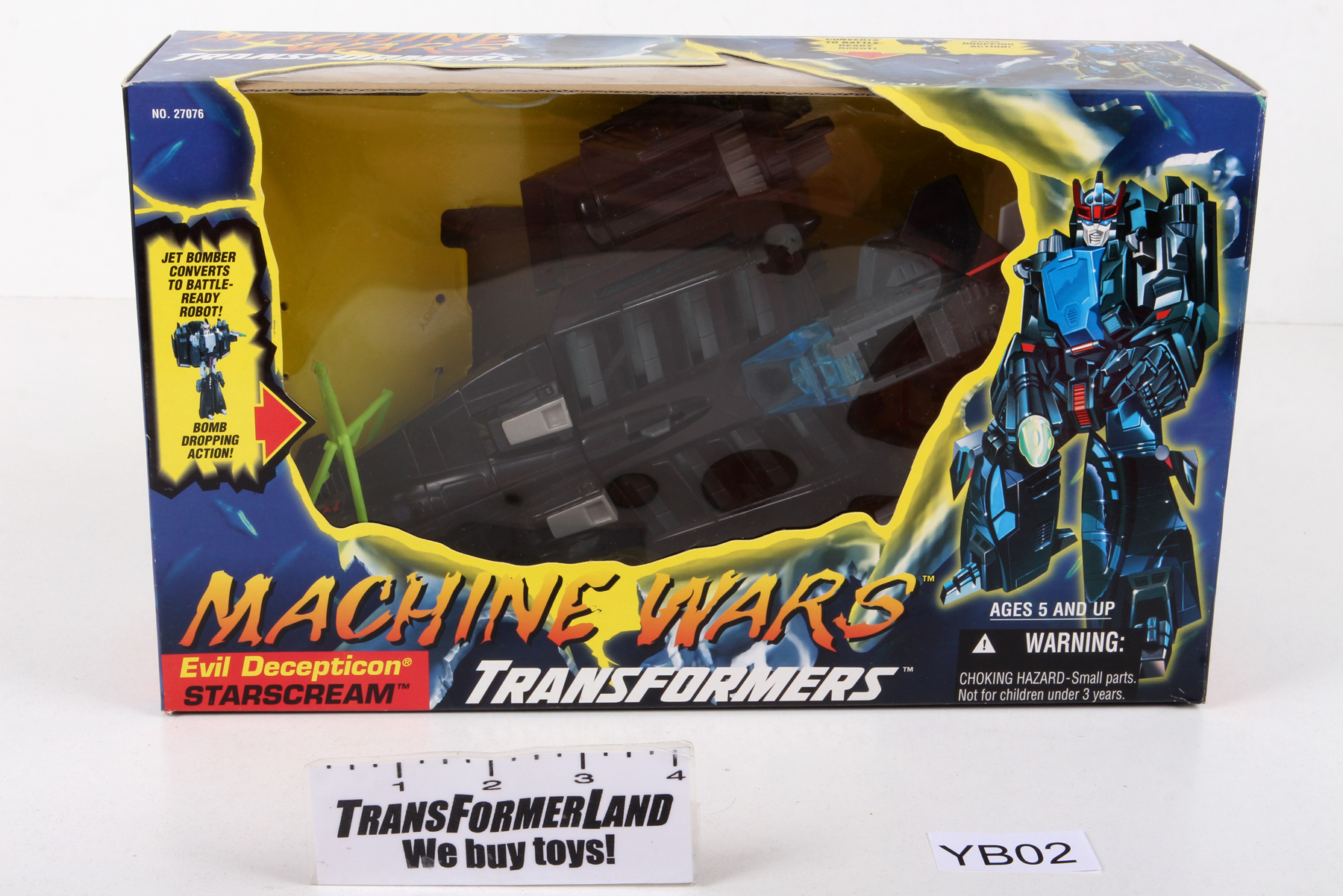Packaged, not sealed Transformers® Machine Wars Ultra Class Starscream ...