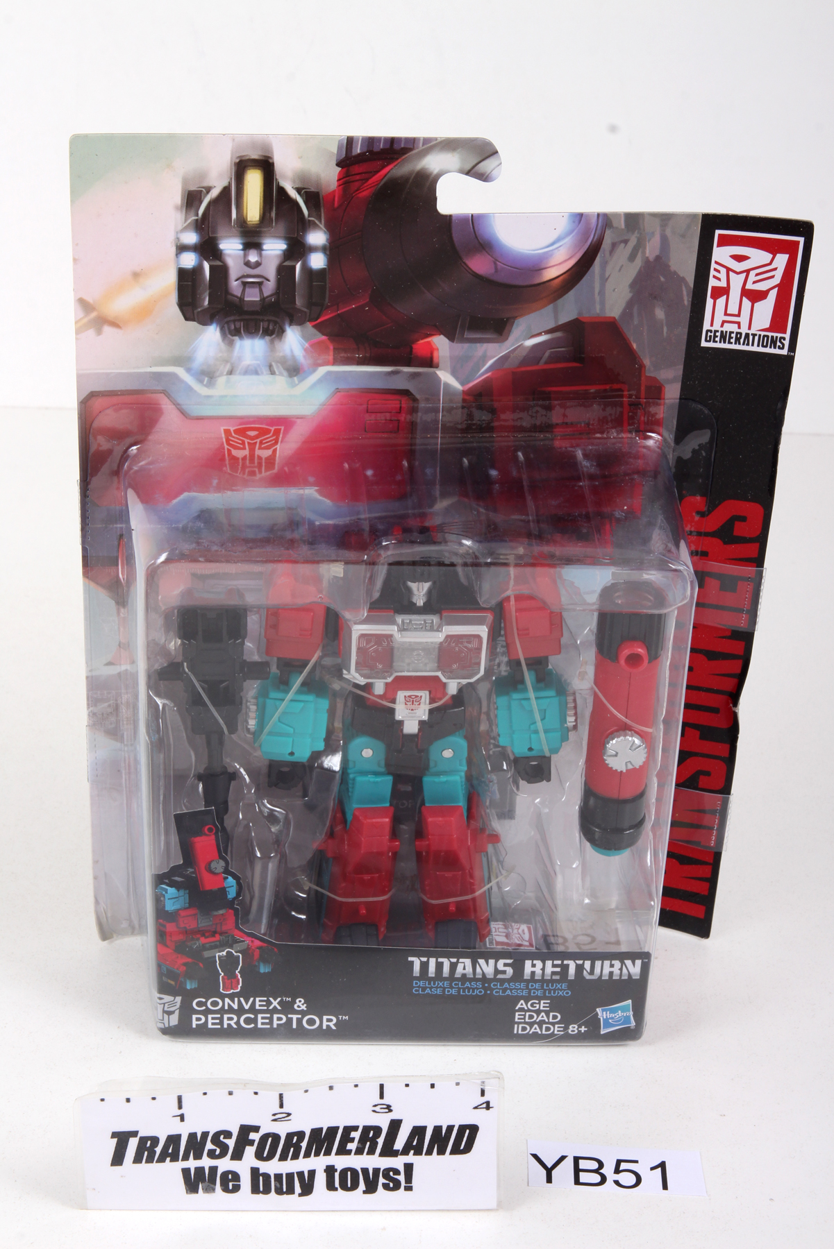 Sealed Transformers® Generations - Titans Return Deluxe Class Perceptor ...