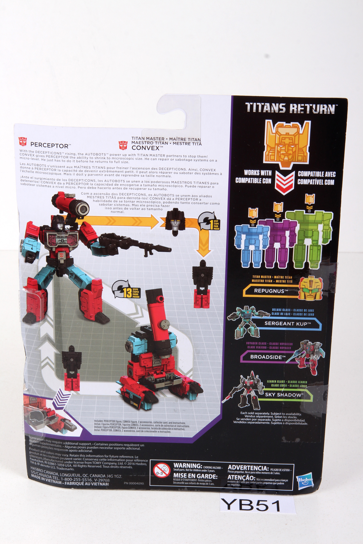 Sealed Transformers® Generations - Titans Return Deluxe Class Perceptor ...