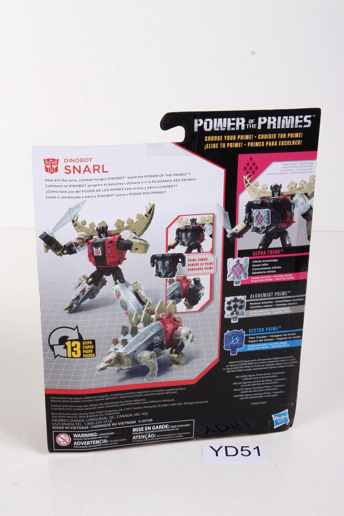 Sealed Transformers Generations Power of the Primes Deluxe Class Dinobot Snarl SKU 359776 Transformerland Largest selection best prices on new used and vintage Transformers figures and toys