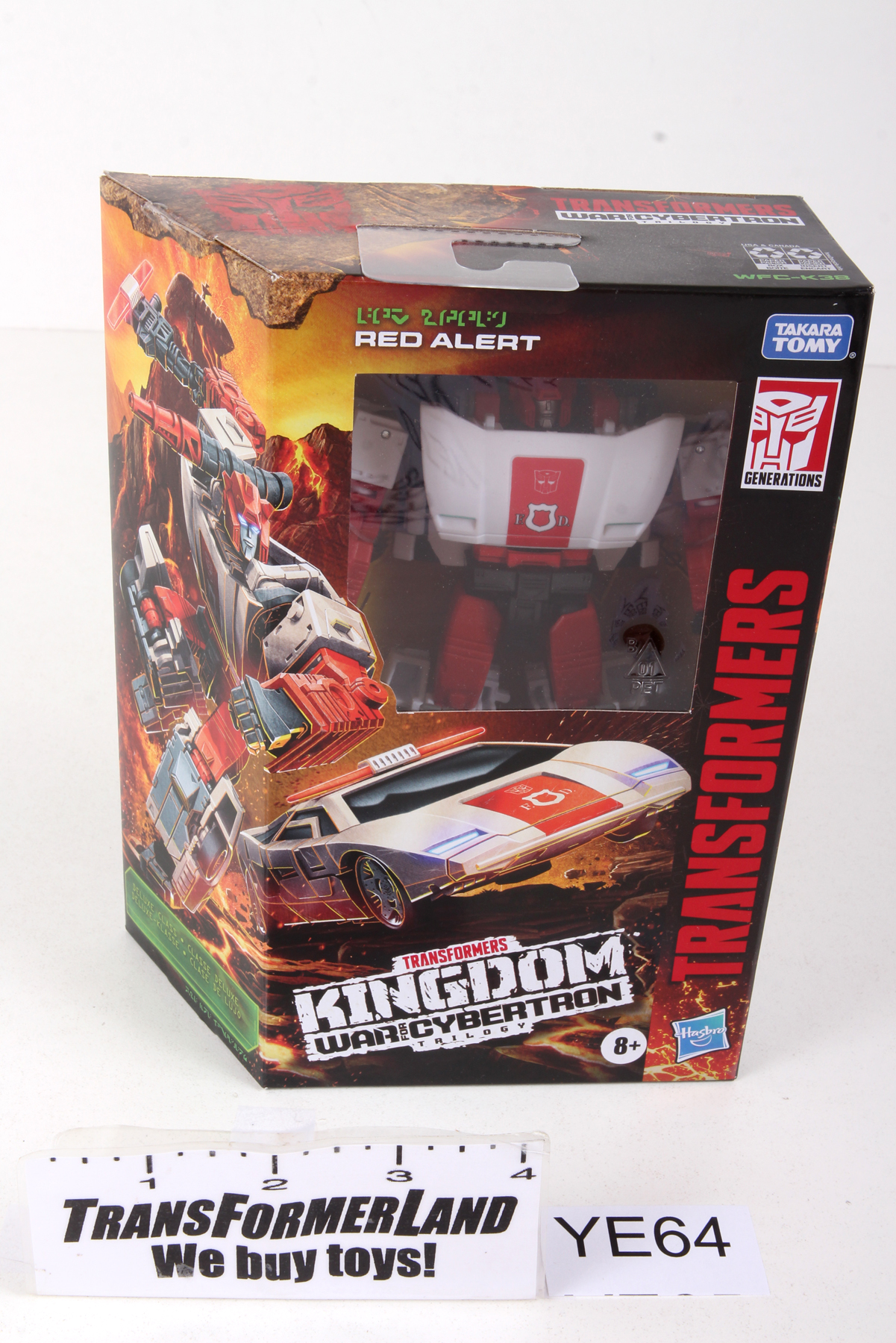 Sealed Transformers® War for Cybertron - Kingdom Deluxe Class Red Alert ...
