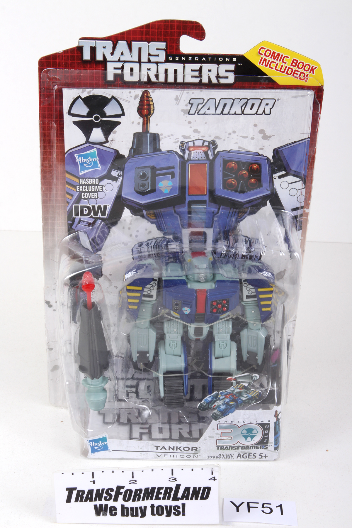 Packaged, not sealed Transformers® Generations Deluxe Class Tankor SKU ...