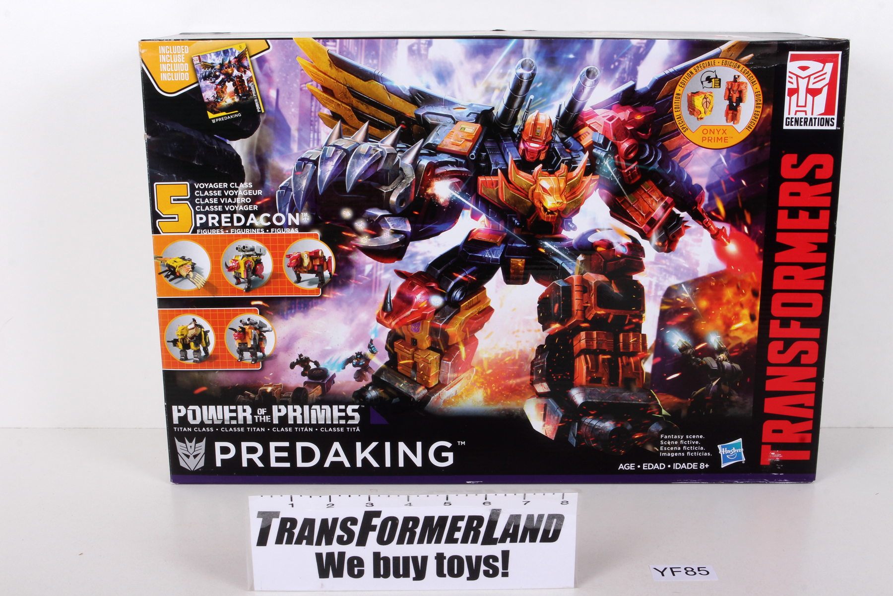 Transformers power of the primes predaking store