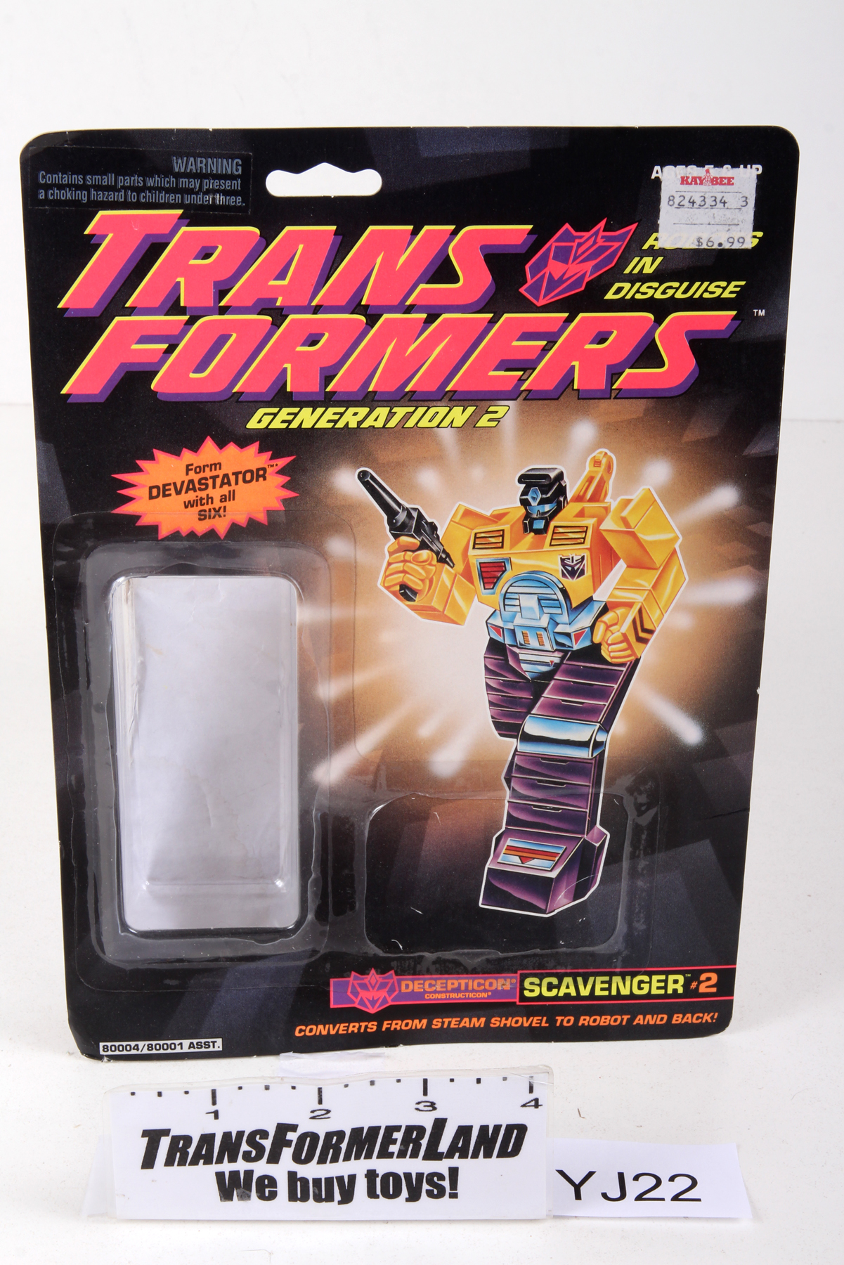 Transformers® G2 Combiners Scavenger (yellow) Package SKU 360702 ...