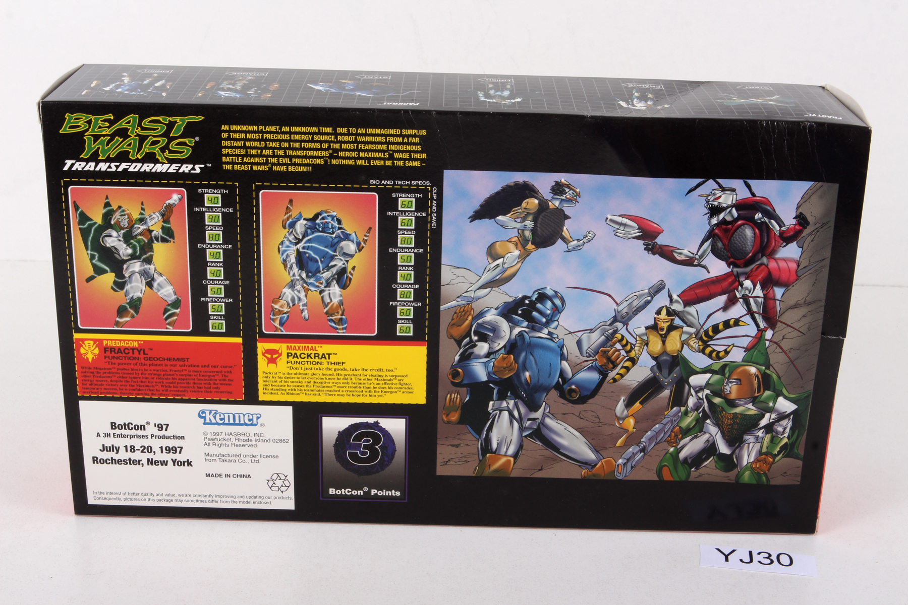 Transformers® BotCon / OTFCC / Timelines Convention Figures Fractyl and ...