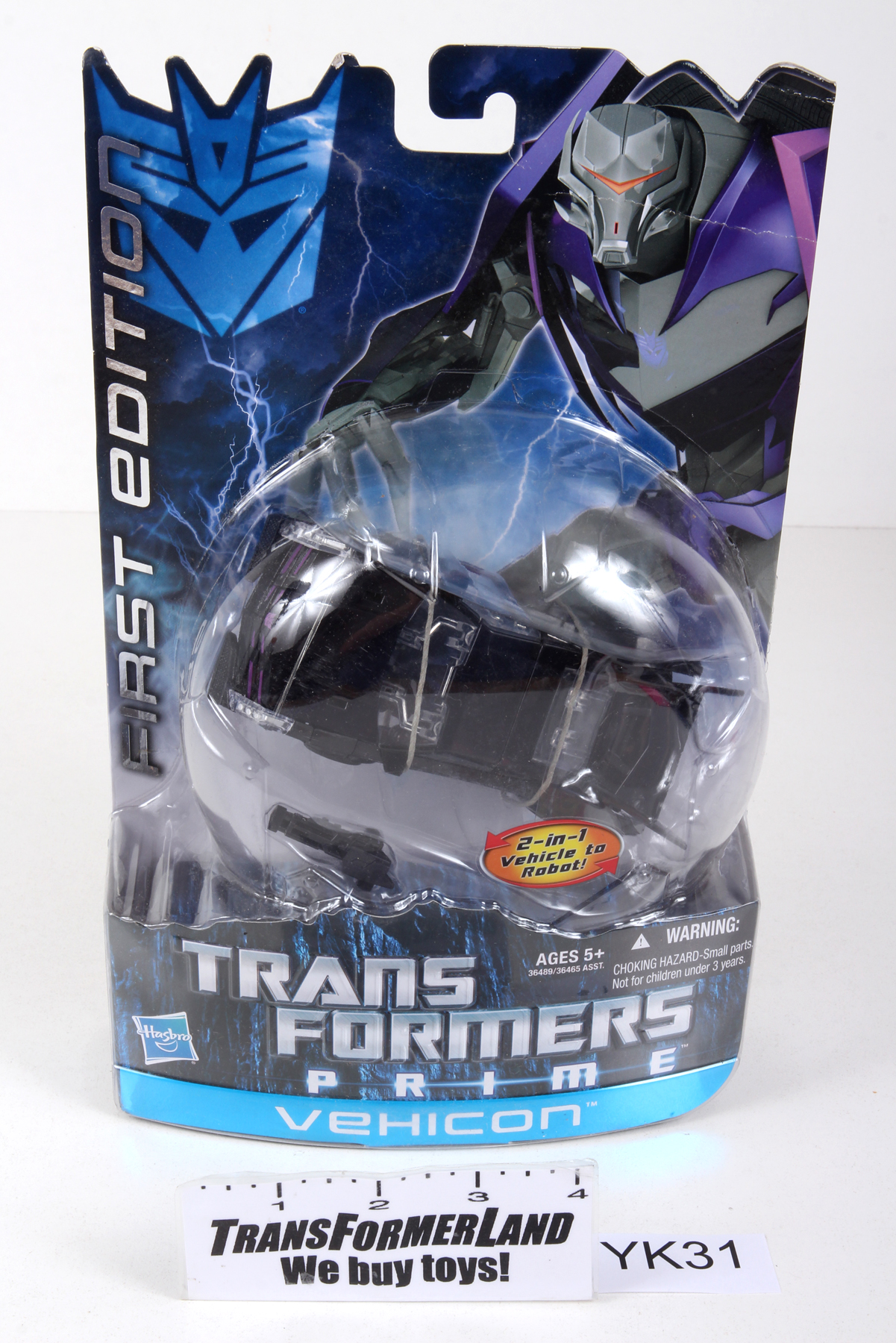 Sealed Transformers® Prime Deluxe Class Vehicon SKU 360994 ...