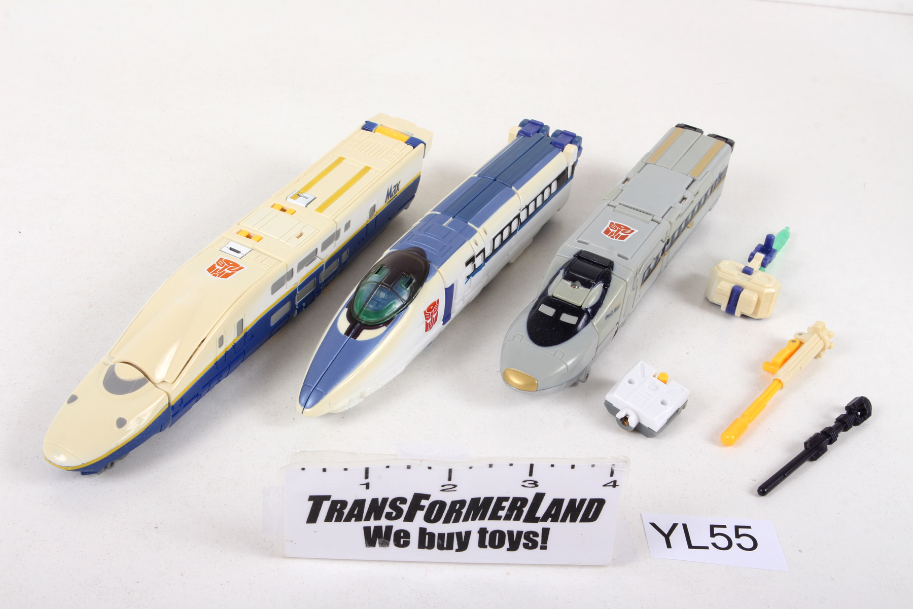 Complete Transformers® Robots in Disguise (RID) Combiners Rail Racer ...