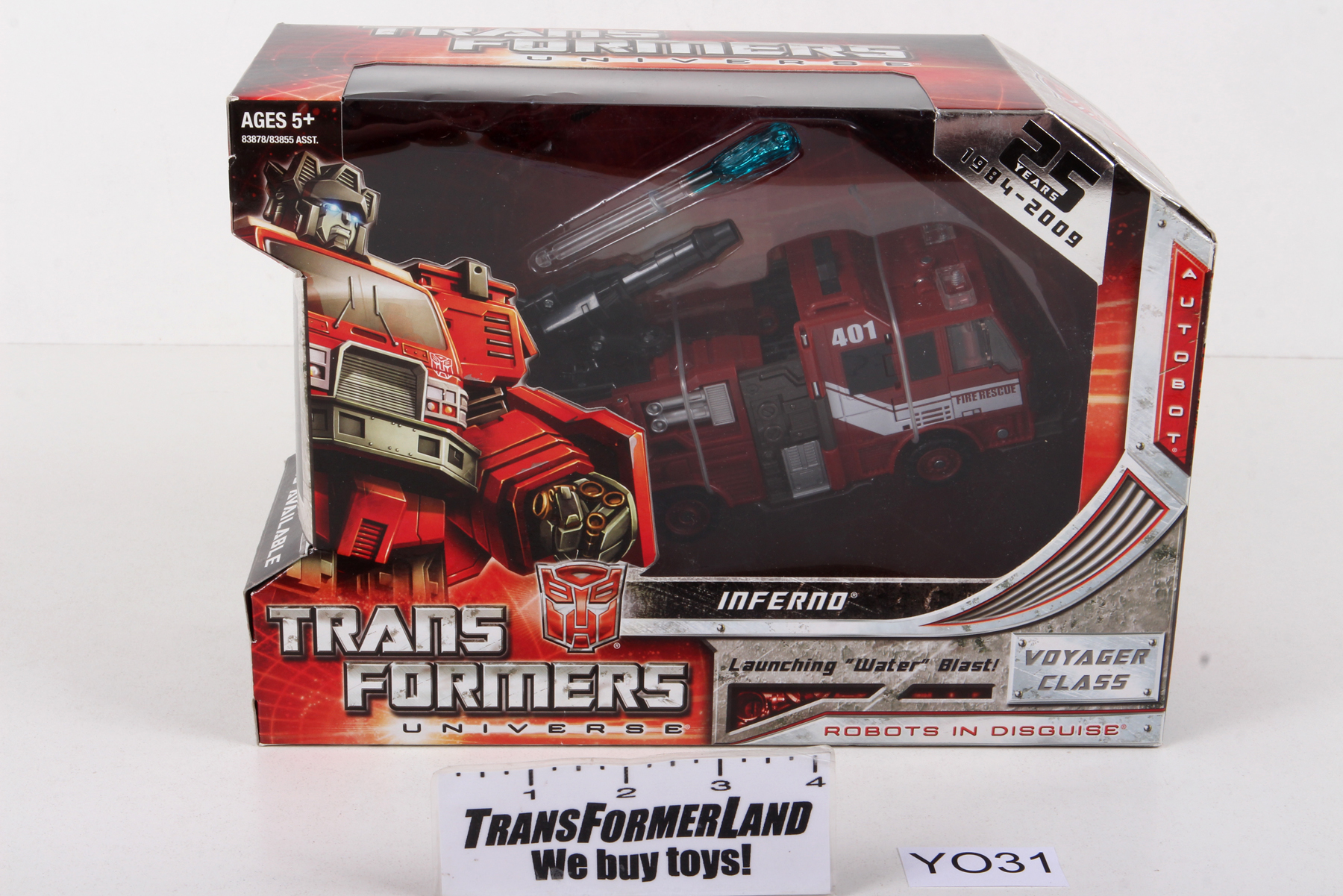 Sealed Transformers® Universe 2 Voyager Class Inferno SKU 361649 ...