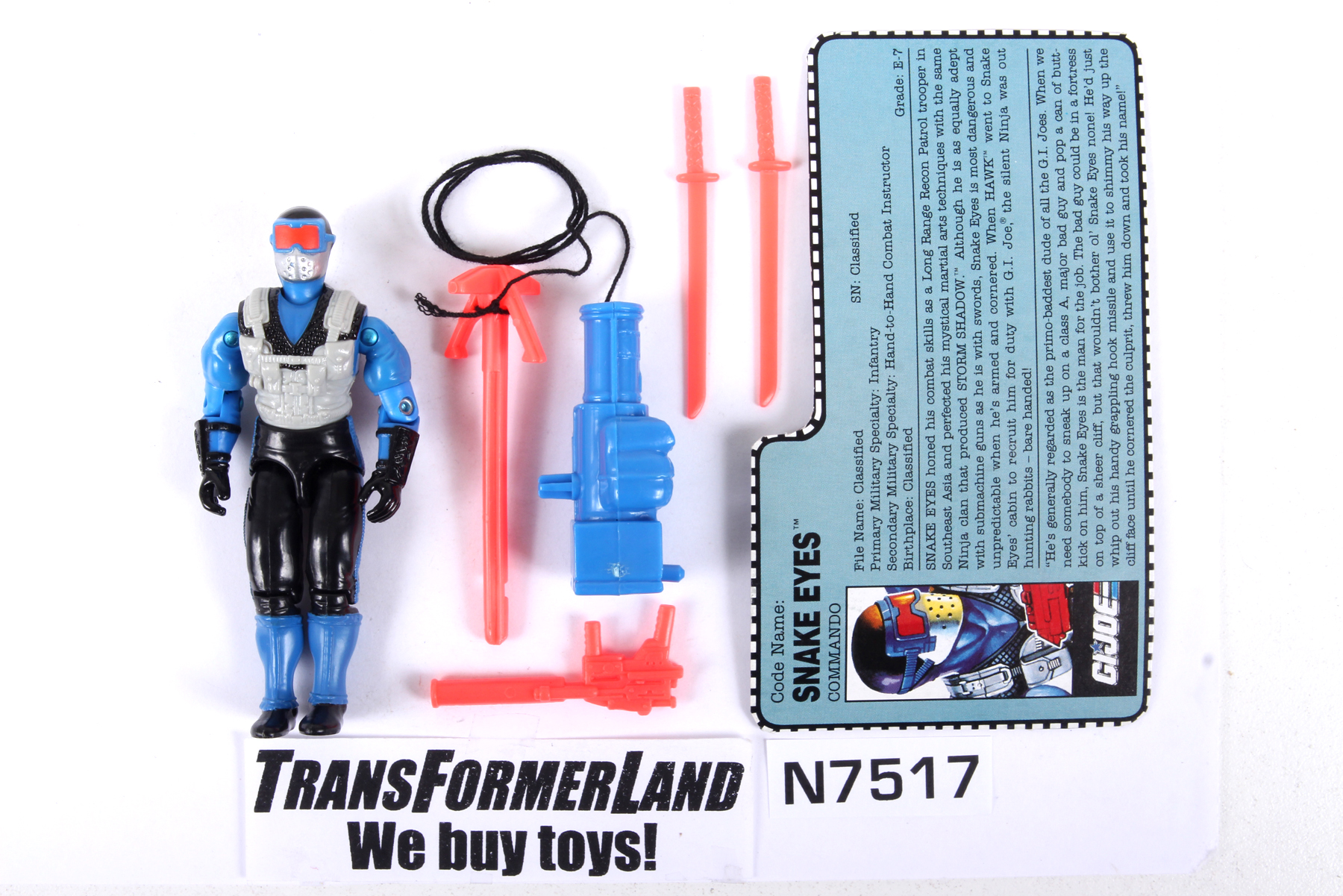 Complete G.I. Joe® A Real American Hero (ARAH) Action Figures Snake ...
