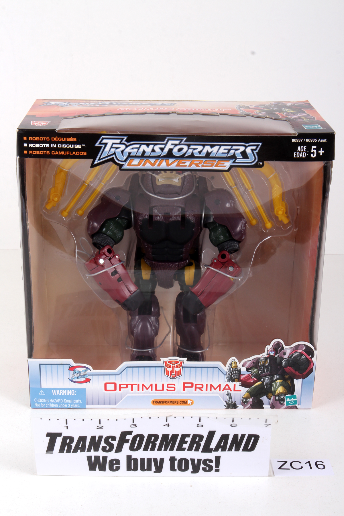 Sealed Transformers® Universe Ultra Class Optimus Primal SKU 363765 ...