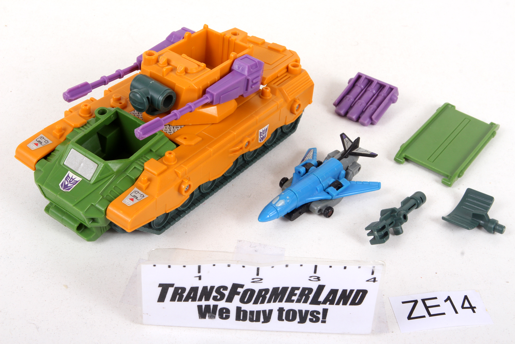 Complete Transformers® G1 Anti-Aircraft Base with Blackout and ...