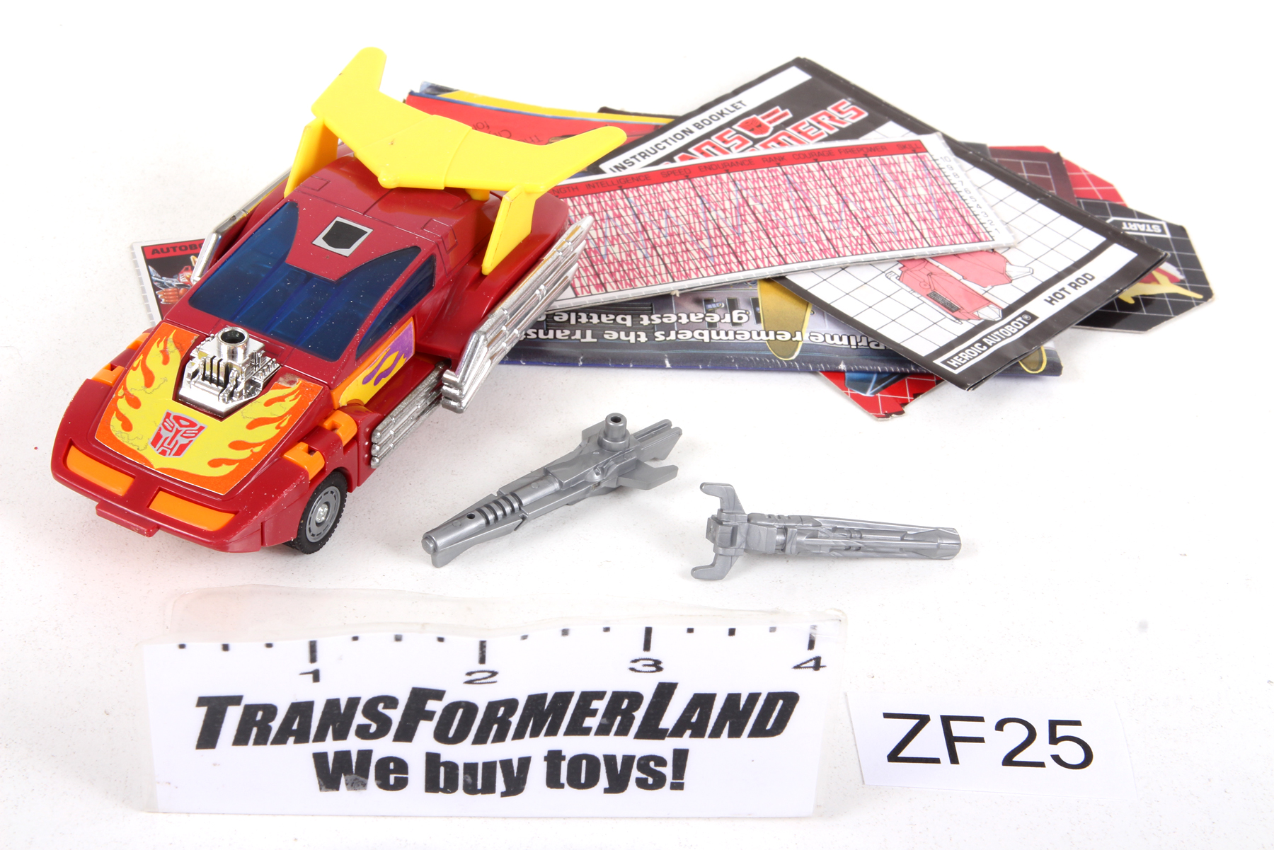 Complete Transformers® G1 Hot Rod SKU 364033 | Transformerland.com ...