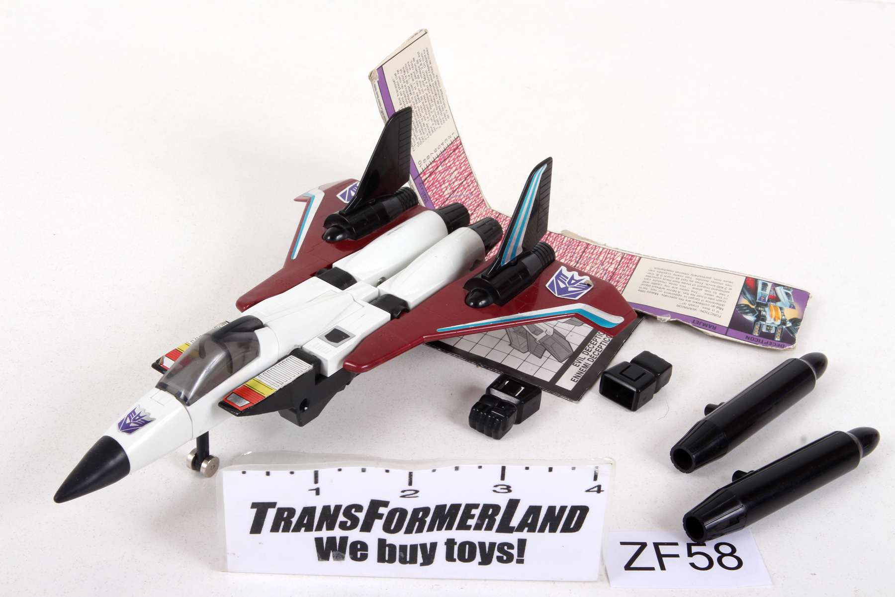 Complete Transformers® G1 Ramjet SKU 364007 | Transformerland.com ...
