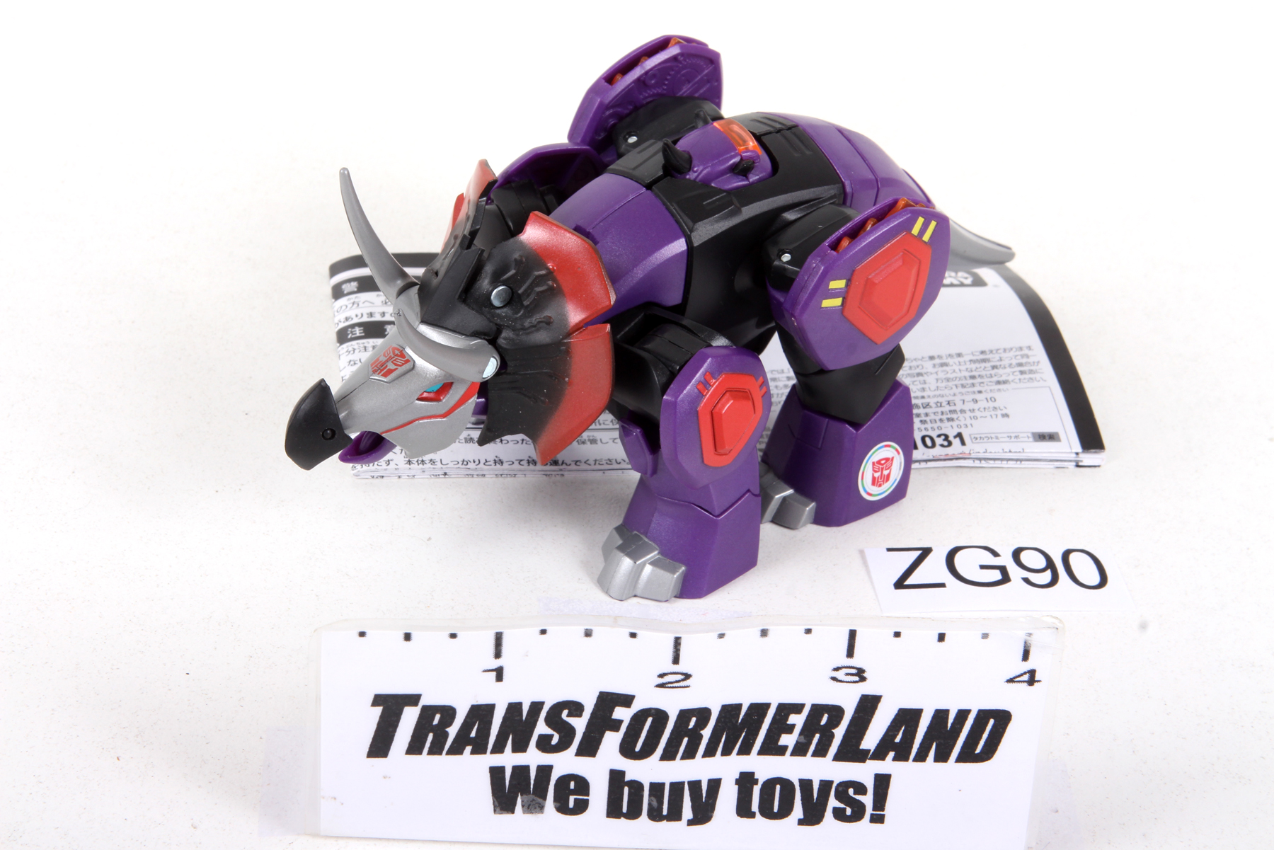 Complete Transformers® Adventure Warrior Class Slug SKU 363950 ...