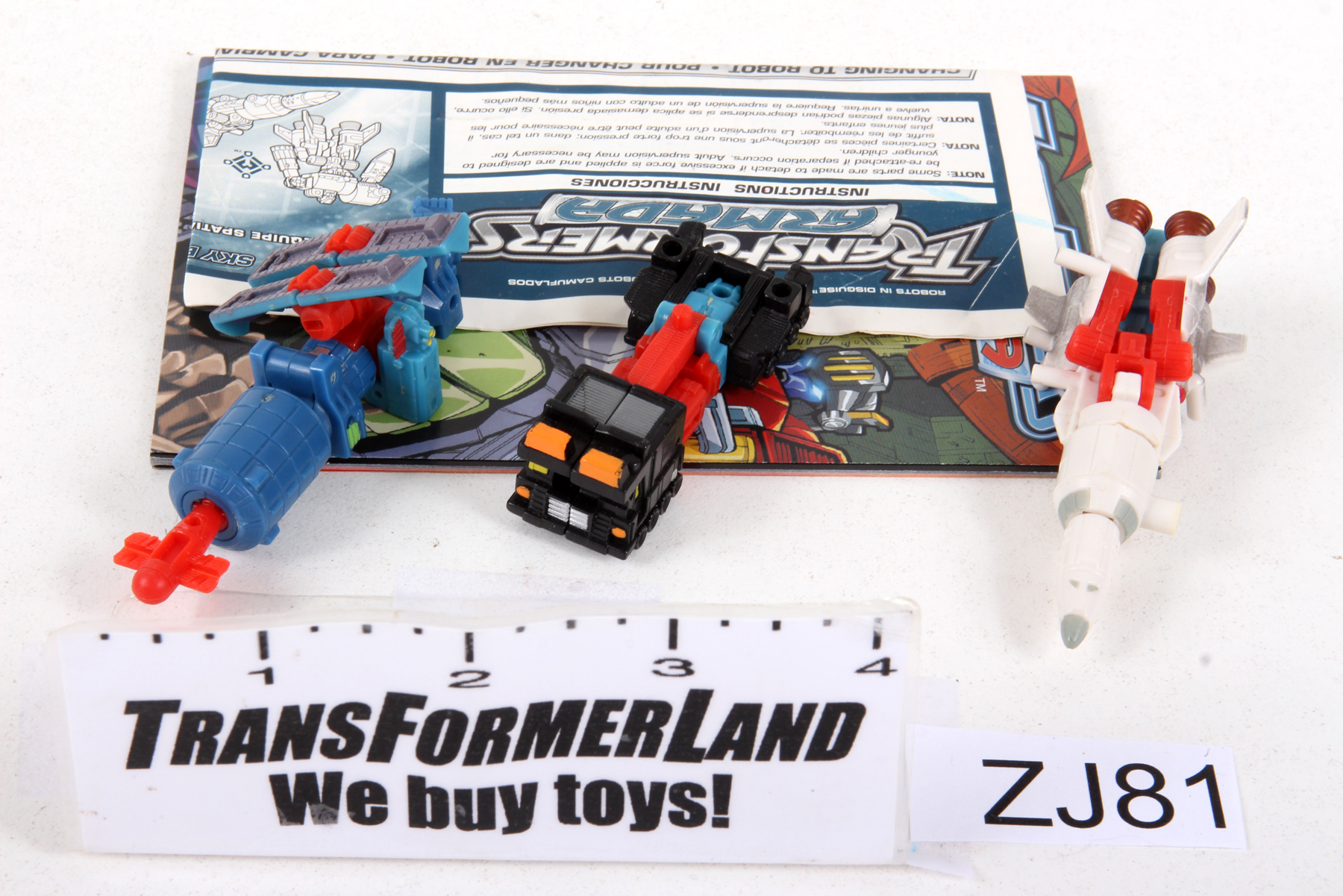 Complete Transformers® Armada Mini-Cons Space Team SKU 364595 ...