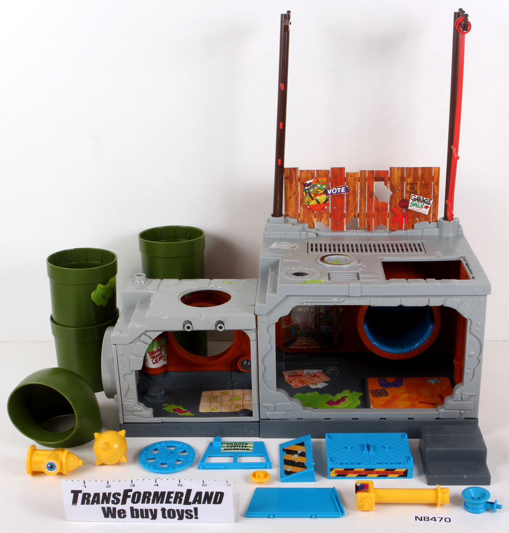 Complete Teenage Mutant Ninja Turtles (TMNT)® Original Toyline Playsets ...