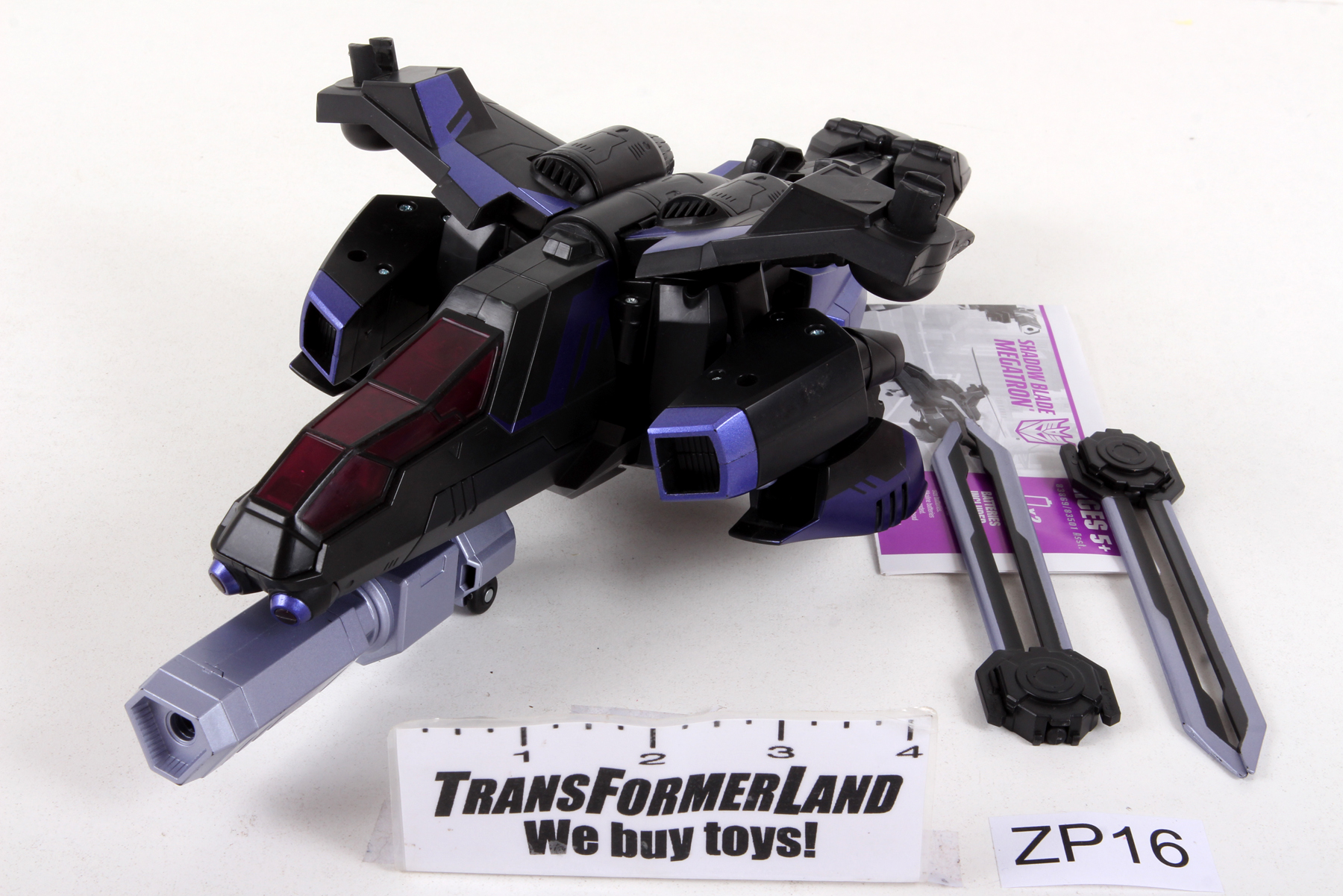 Complete Transformers® Animated Leader Class Shadow Blade Megatron SKU ...