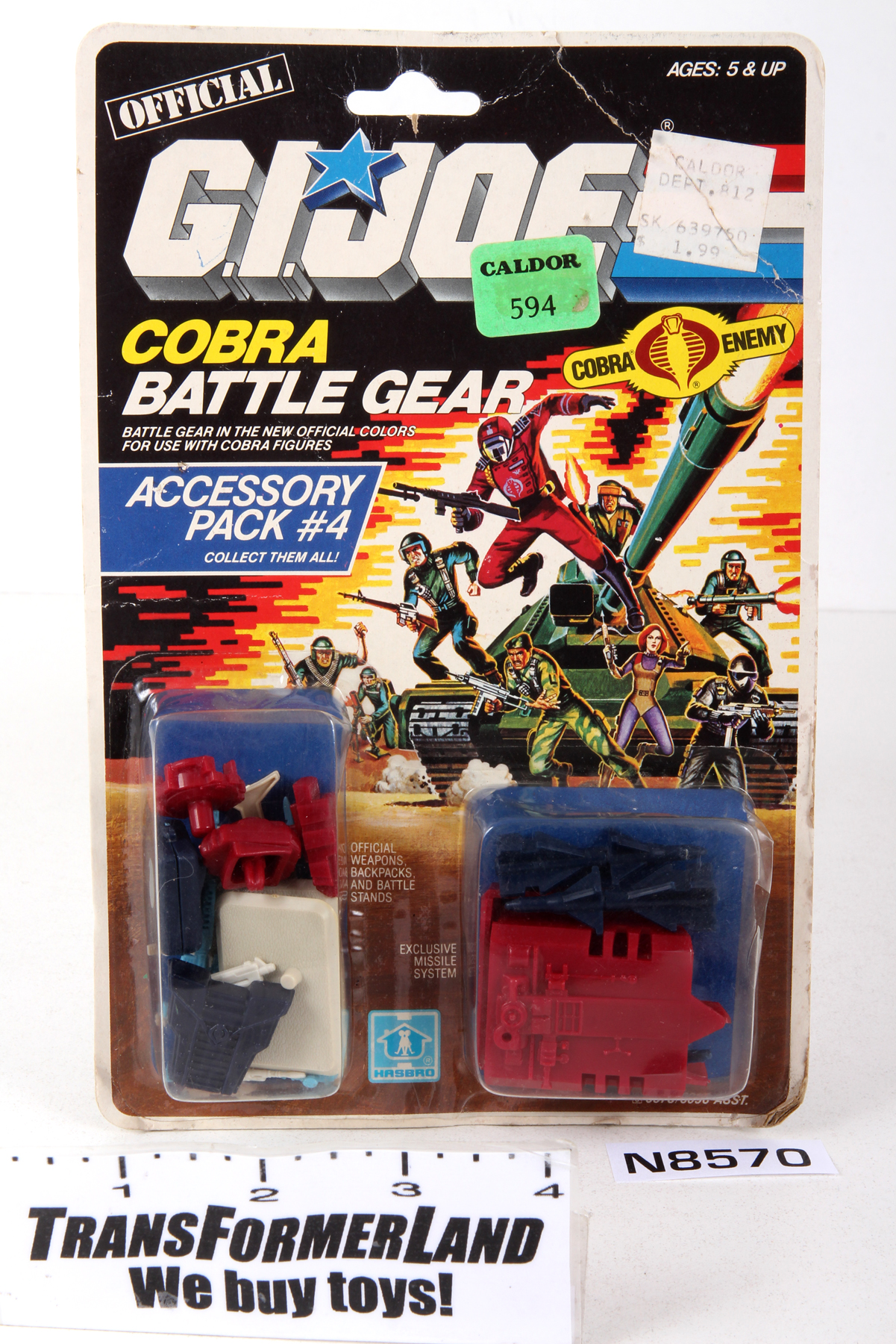 Sealed G.I. Joe® A Real American Hero (ARAH) Accessory Packs Battle ...