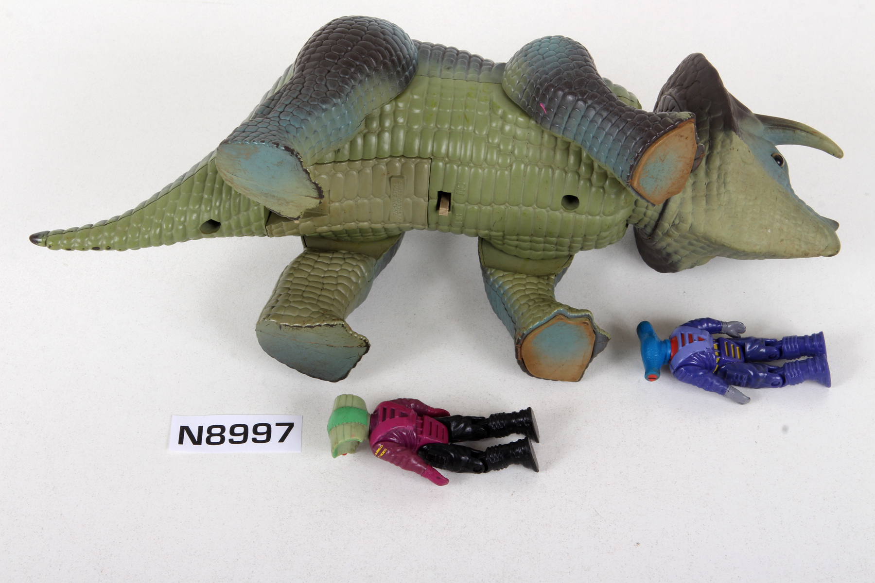 Complete Dino-Riders® 1/24 Scale Dinosaurs Triceratops with Hammerhead ...
