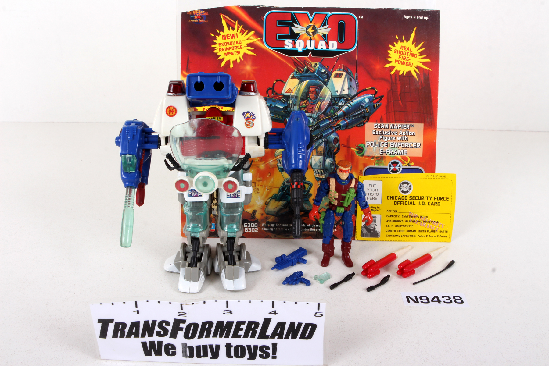 Complete Macross / Robotech® ExoSquad General Purpose E-Frames Sean ...