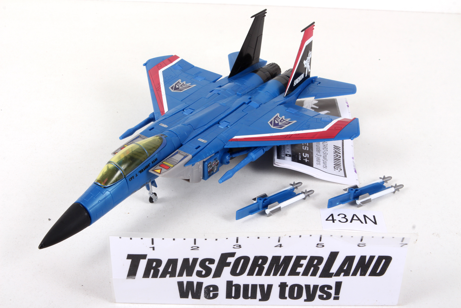 Complete Transformers® Masterpiece Masterpiece Thundercracker SKU ...