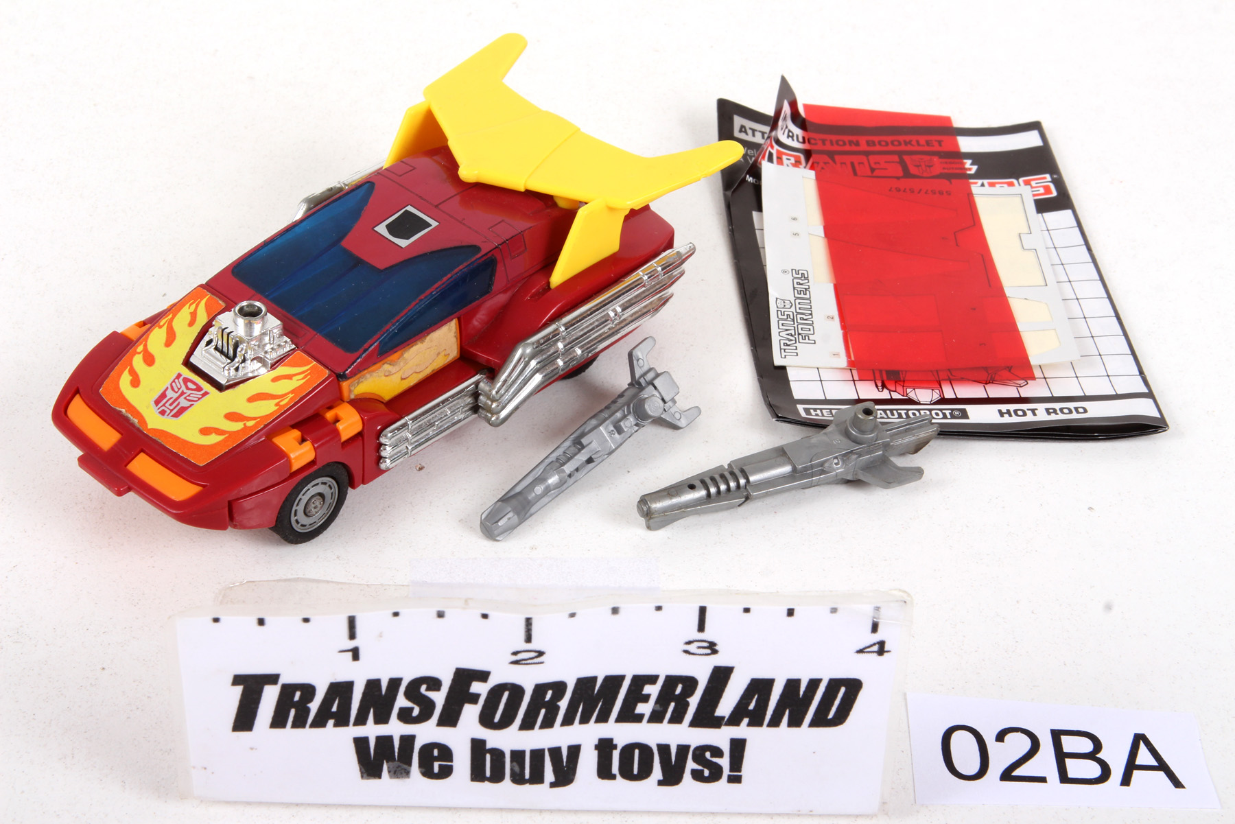 Complete Transformers® G1 Hot Rod SKU 371067 | Transformerland.com ...