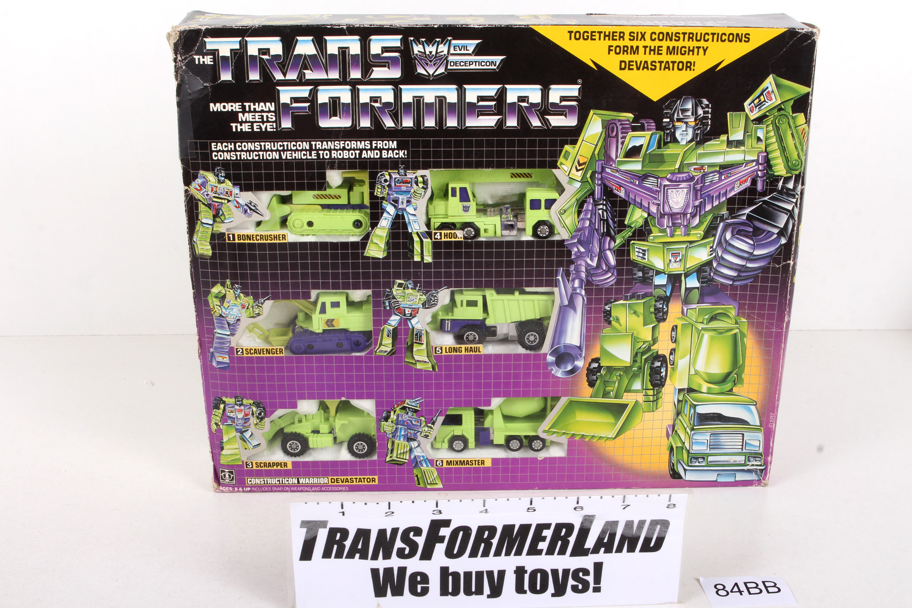 Packaged, not sealed Transformers® G1 Devastator SKU 371063 ...